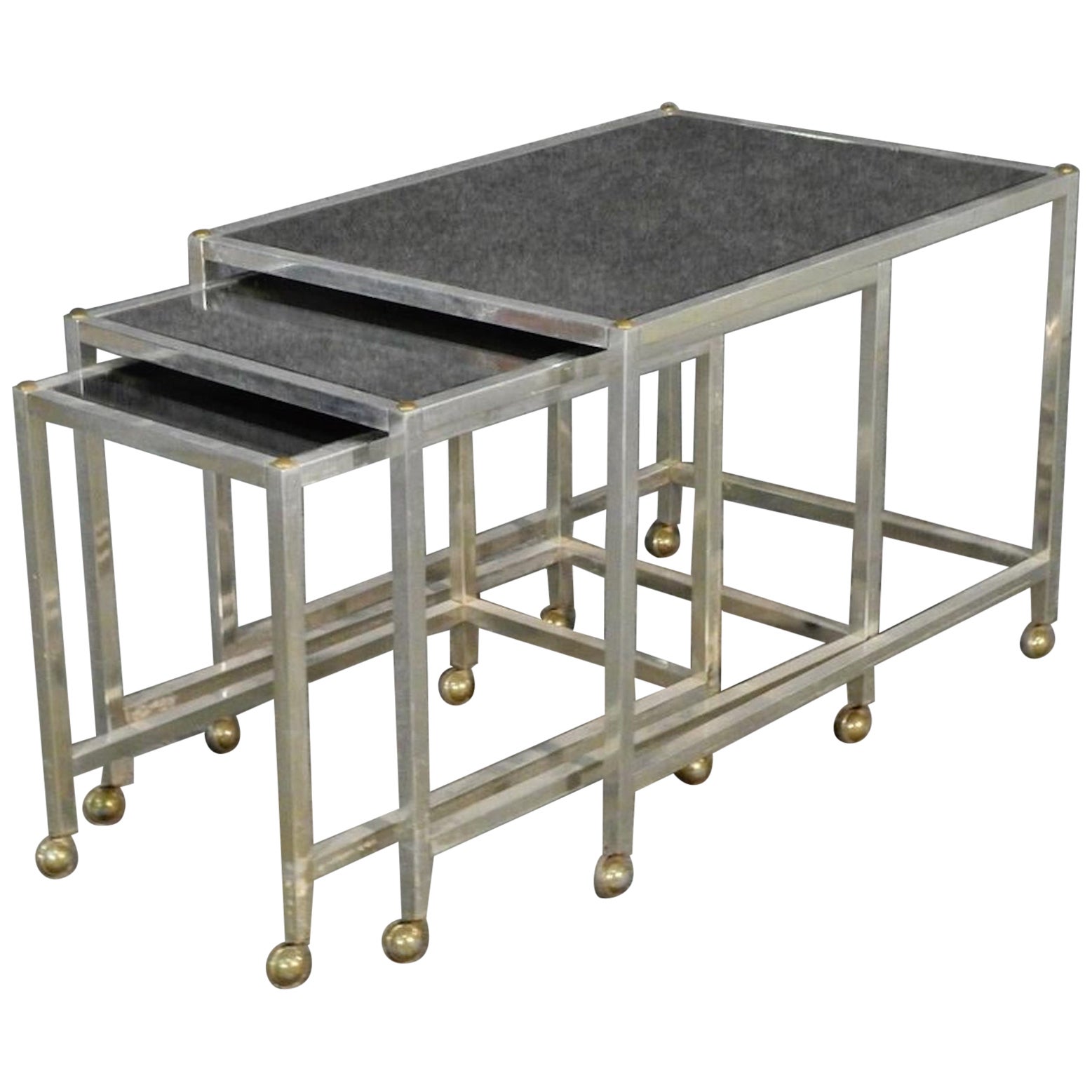 Alligator Skin Embossed Tables at 1stDibs