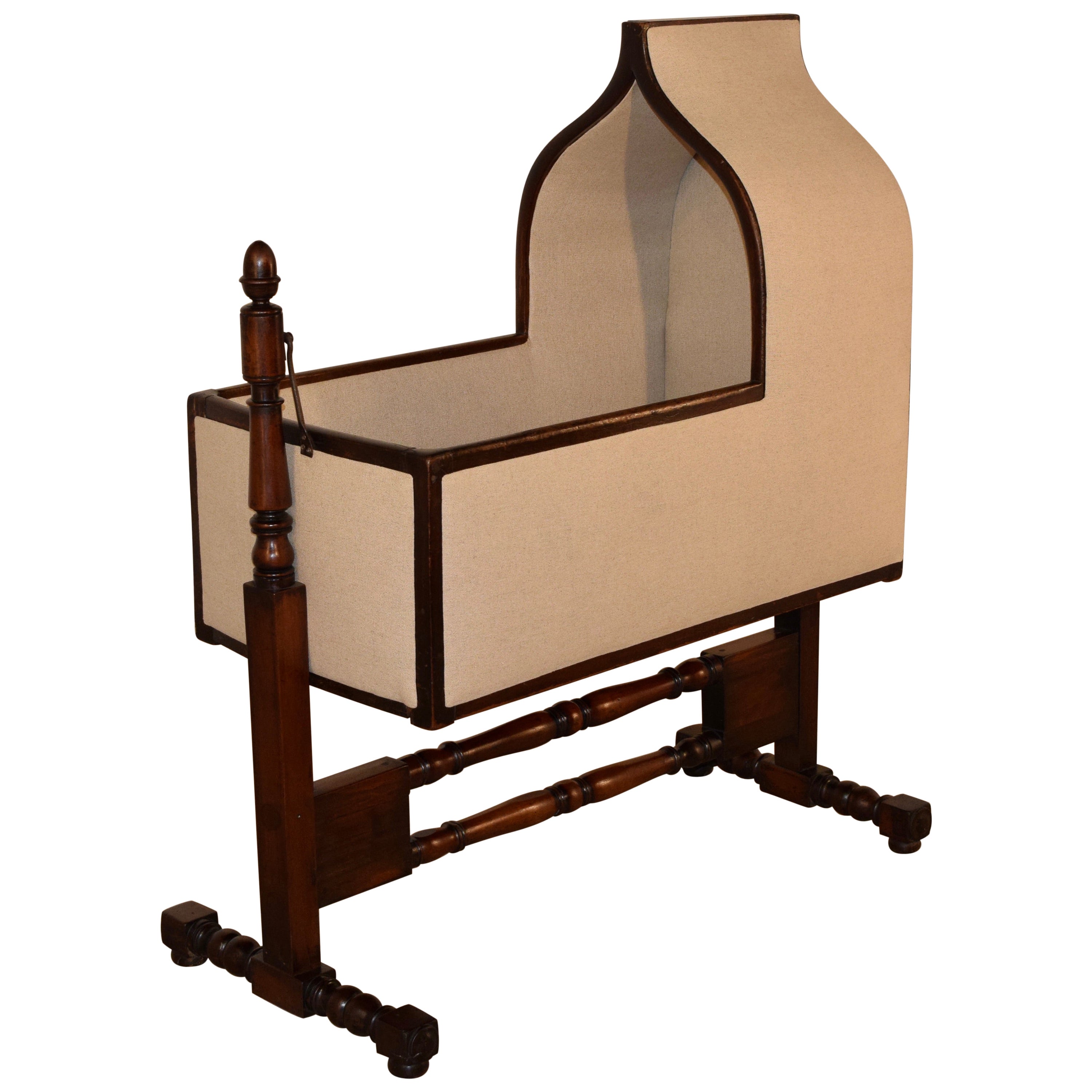 19th Century Pennsylvania Dutch Polychrome Rocking Cradle For Sale at ...