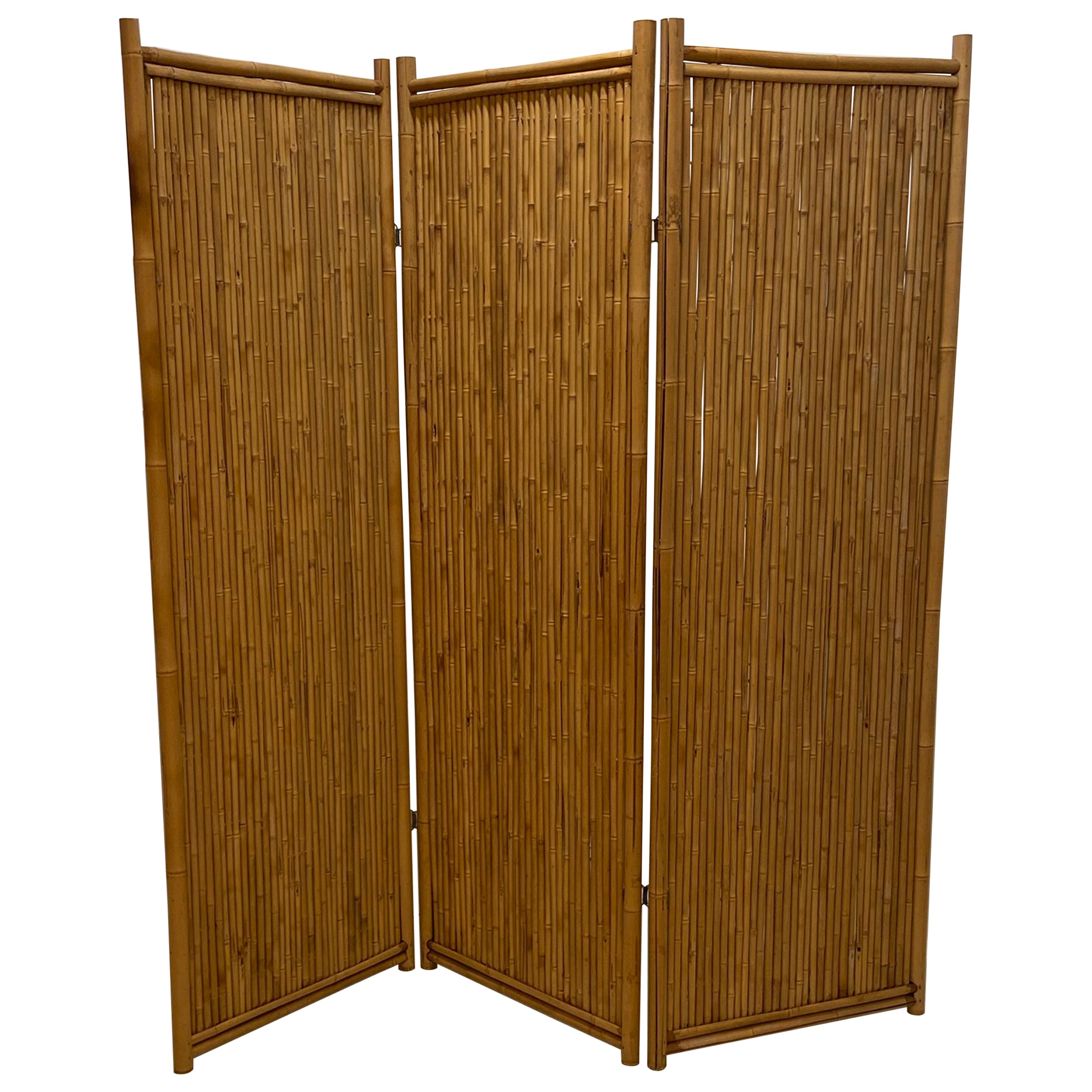 English Victorian Three-Panel Dressing Privacy Screen at 1stDibs