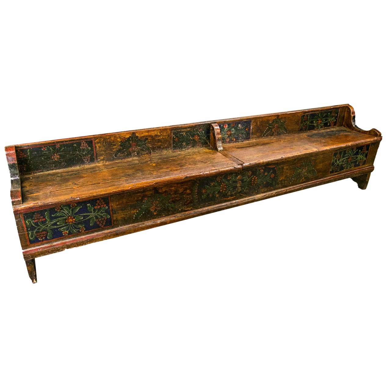 Vintage Eastern European Bench For Sale at 1stDibs