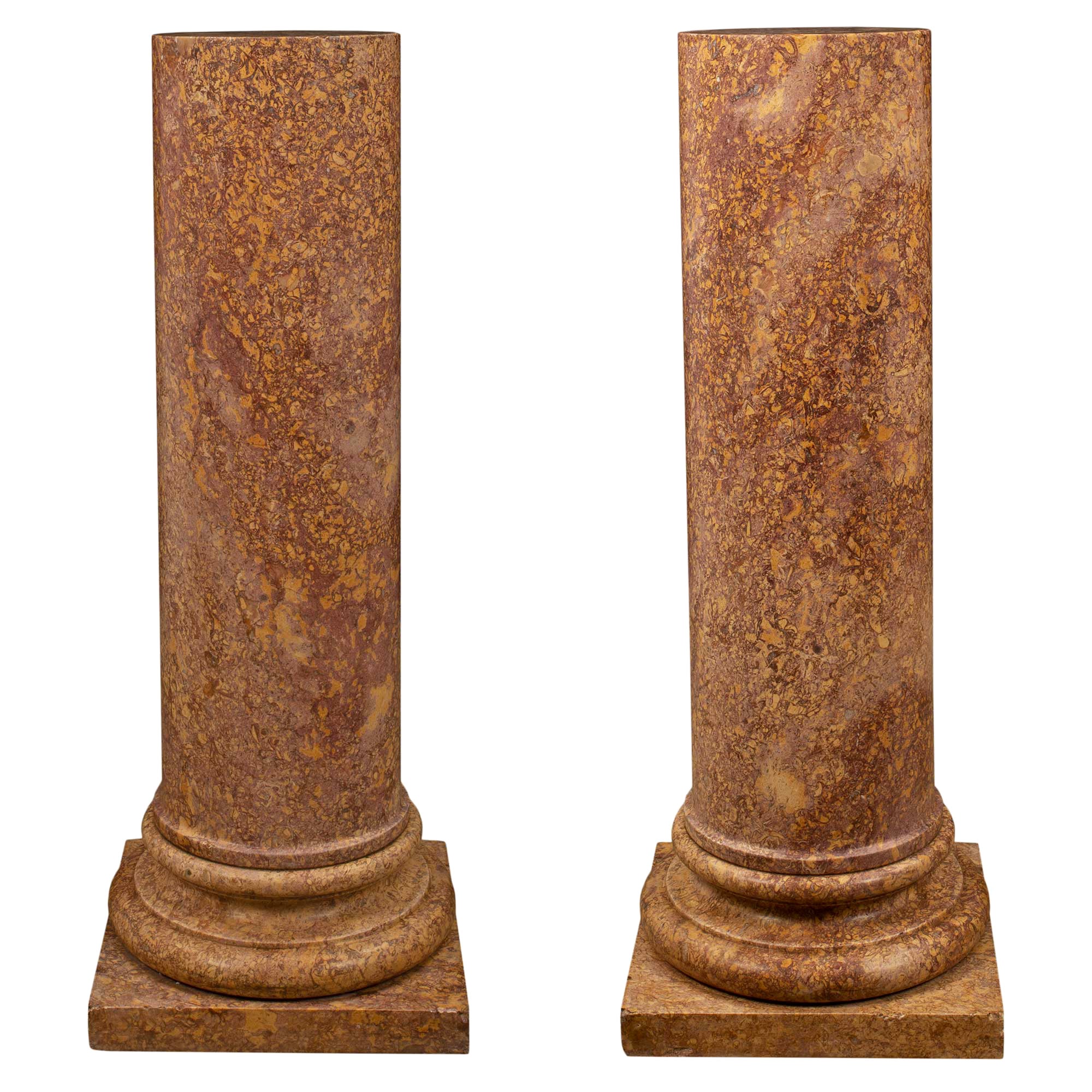 19th Century Italian Neoclassical Carved Cork Column Sculpture For Sale ...
