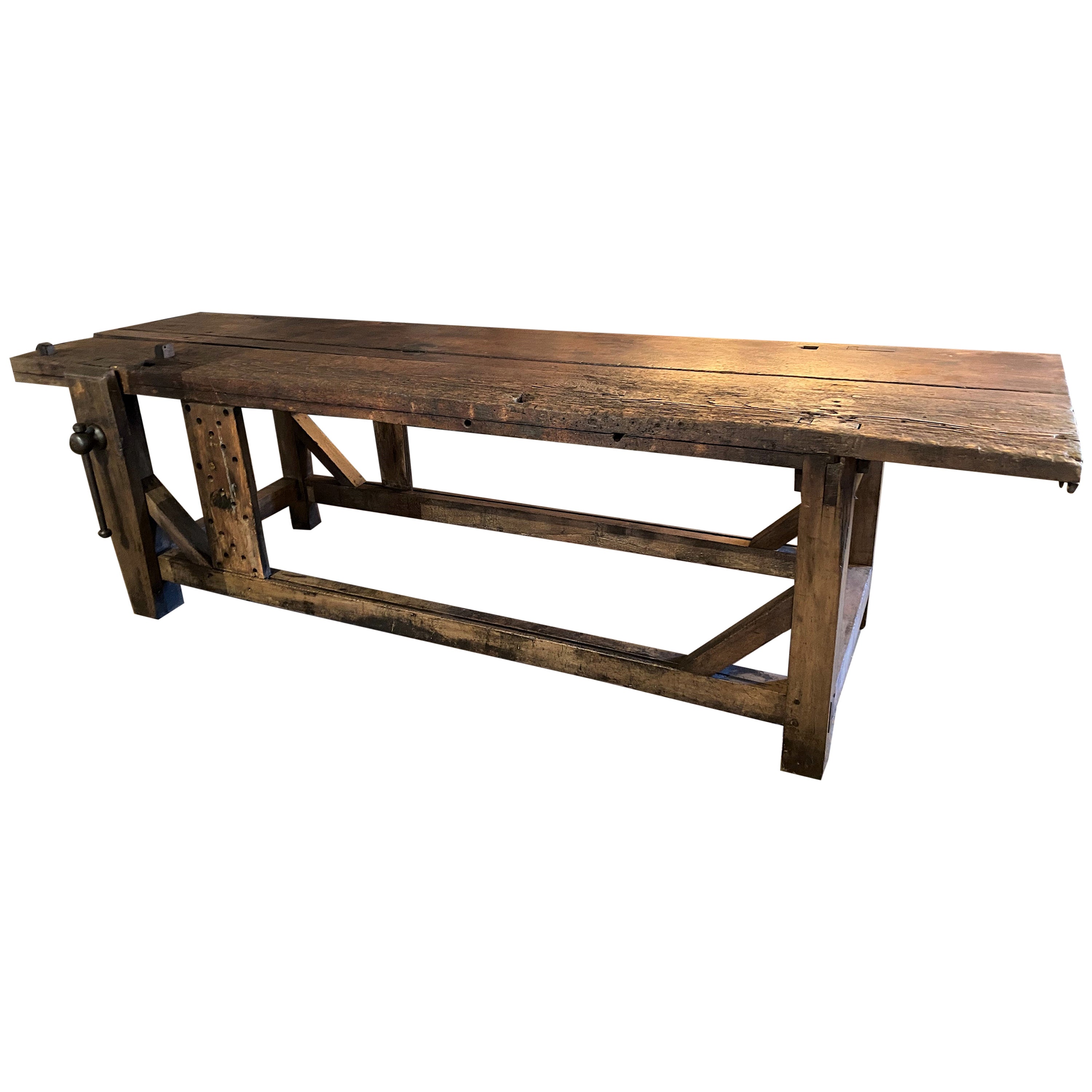 Antique French Carpenter’s Workbench at 1stDibs