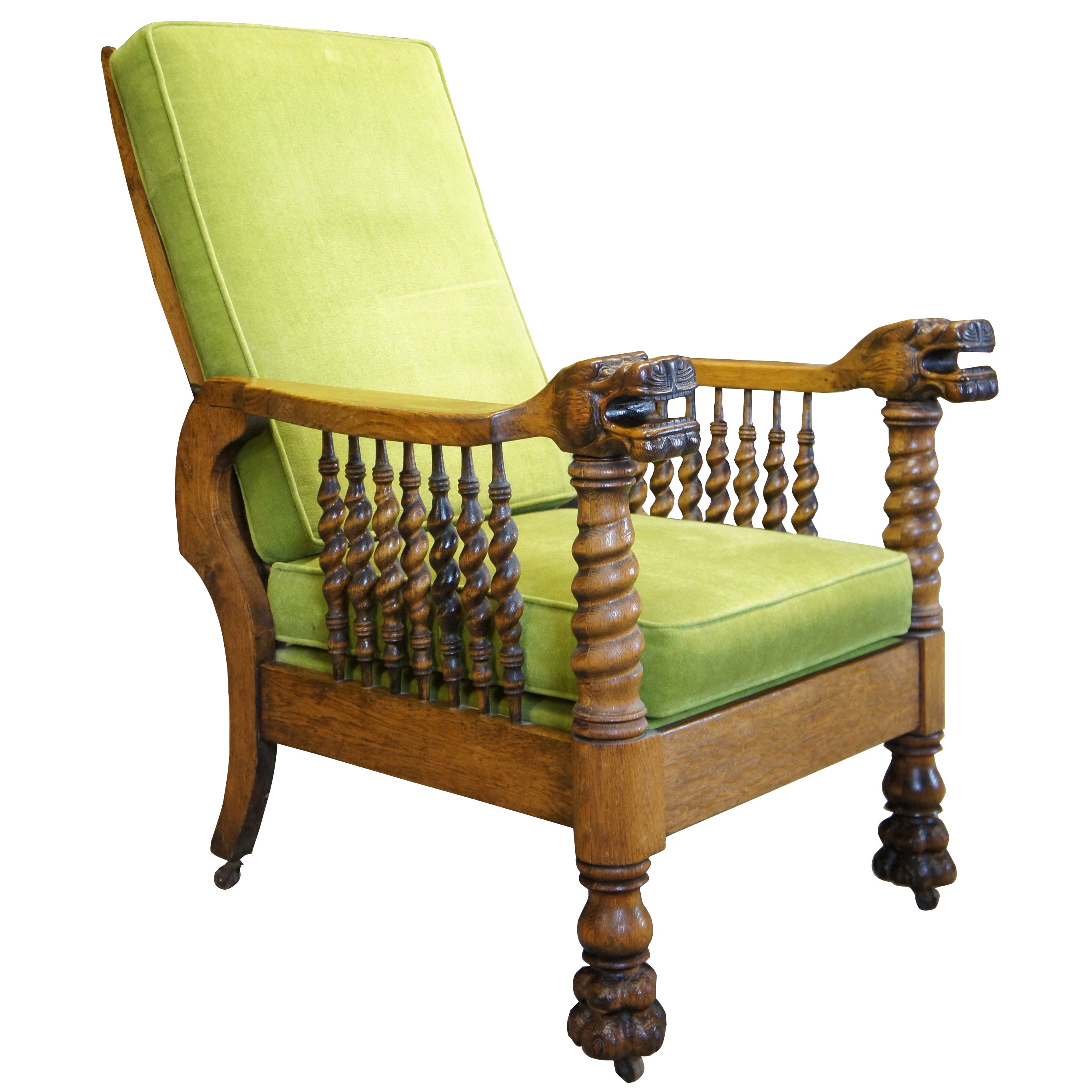 Pair of Vintage Victorian Parlor Set Ladies and Gentleman Chairs For ...