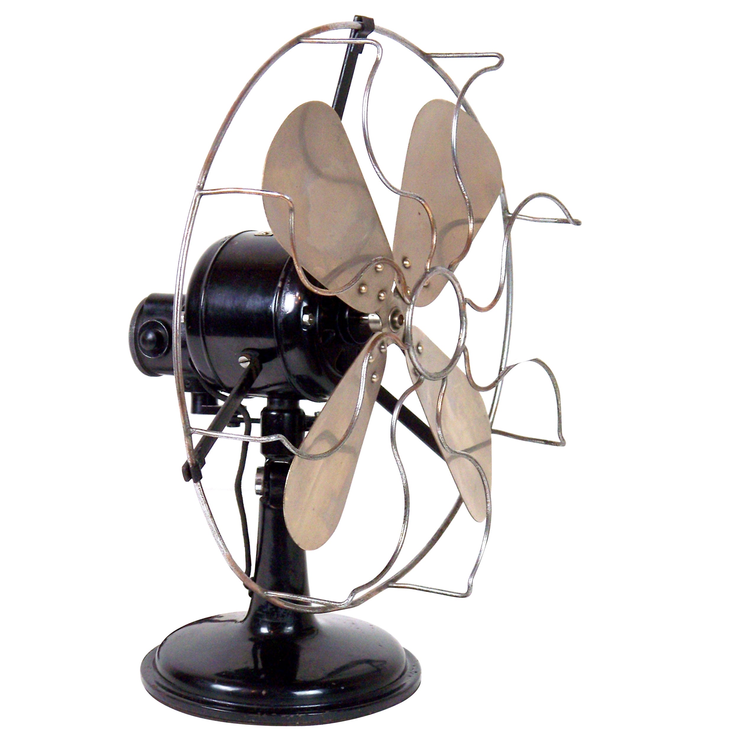 Vintage A.C. Electric Oscillating Fan, circa 1950 at 1stDibs