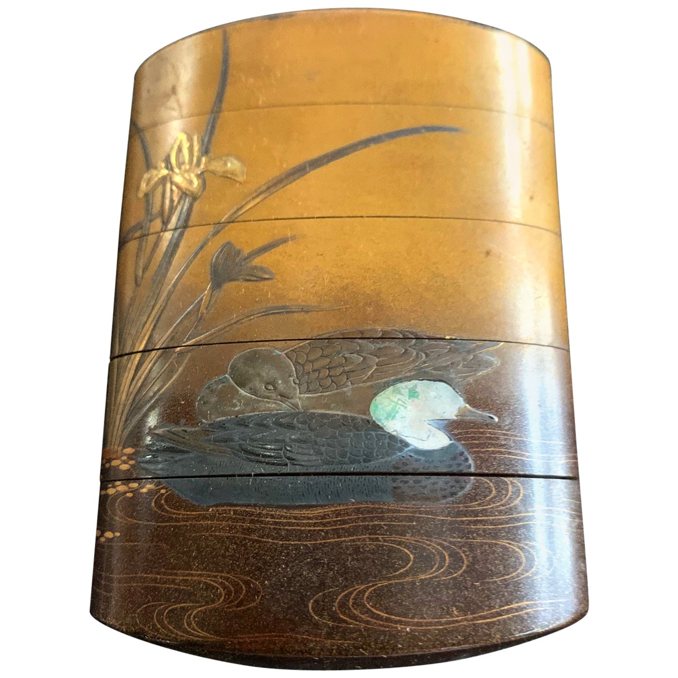 Antique Japanese Inro by Shigehide Edo Period For Sale at 1stDibs