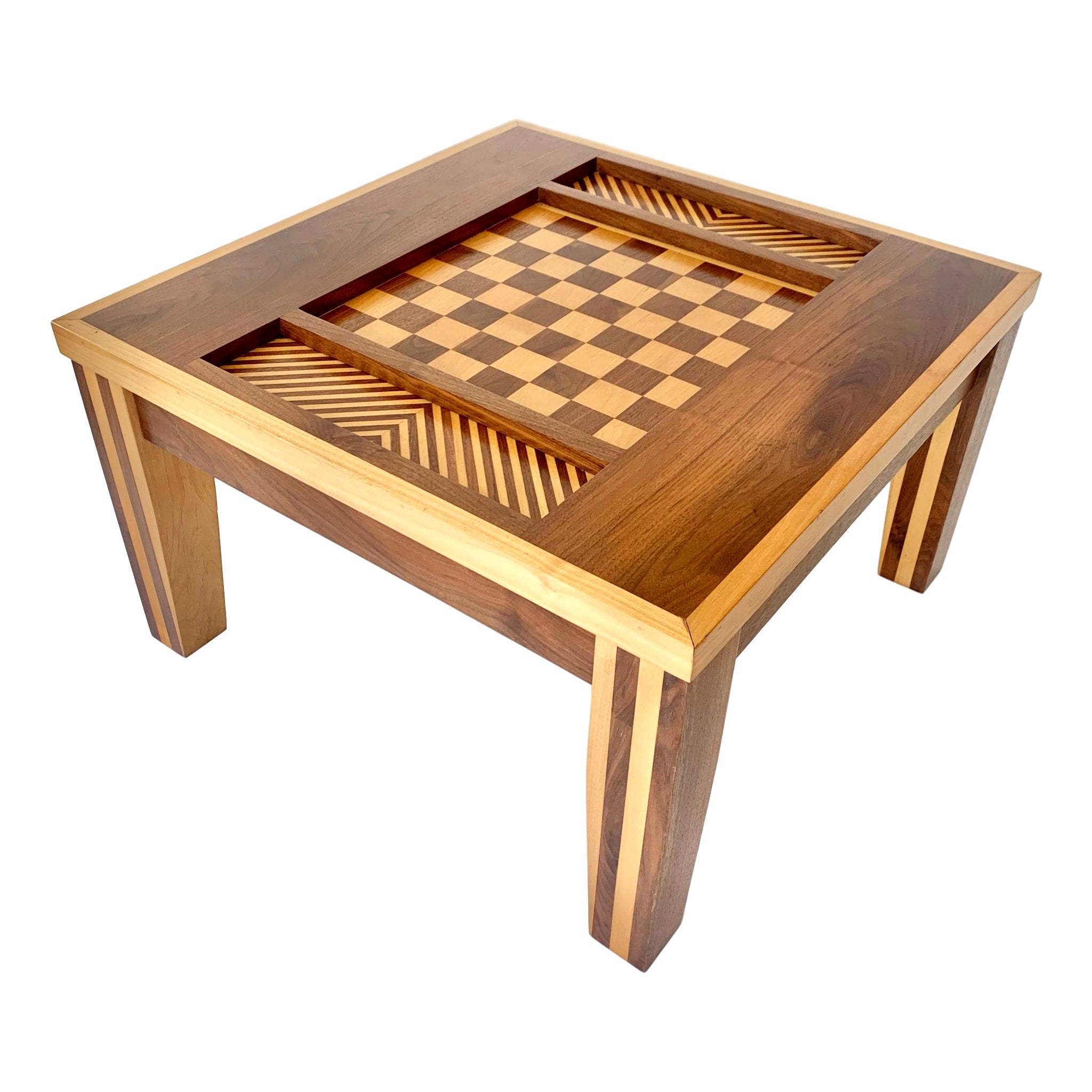 Well Designed Mid-Century Chess Table at 1stDibs