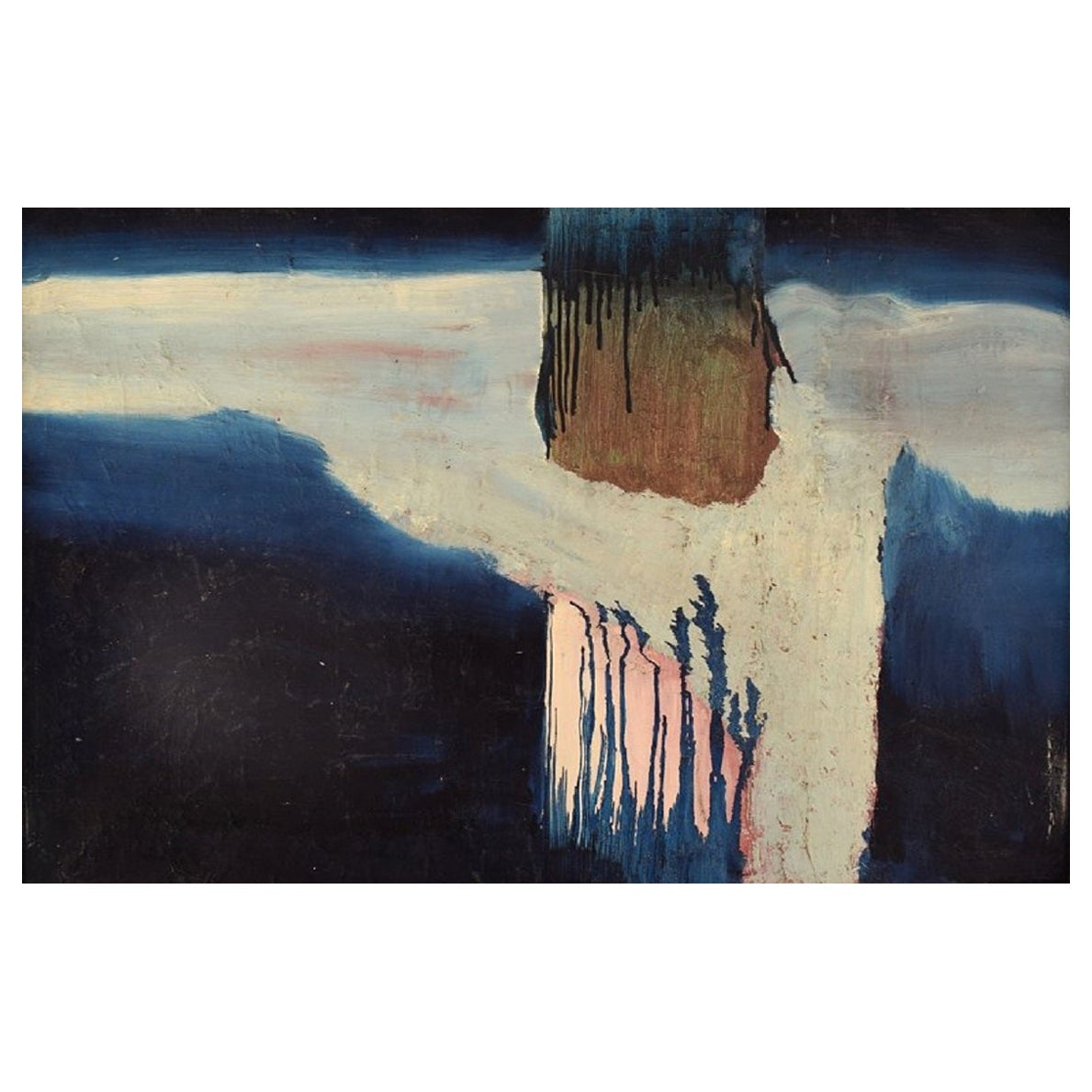 Hans Ripa (1912-2001), Swedish artist. Oil on canvas. Arrangement with ...