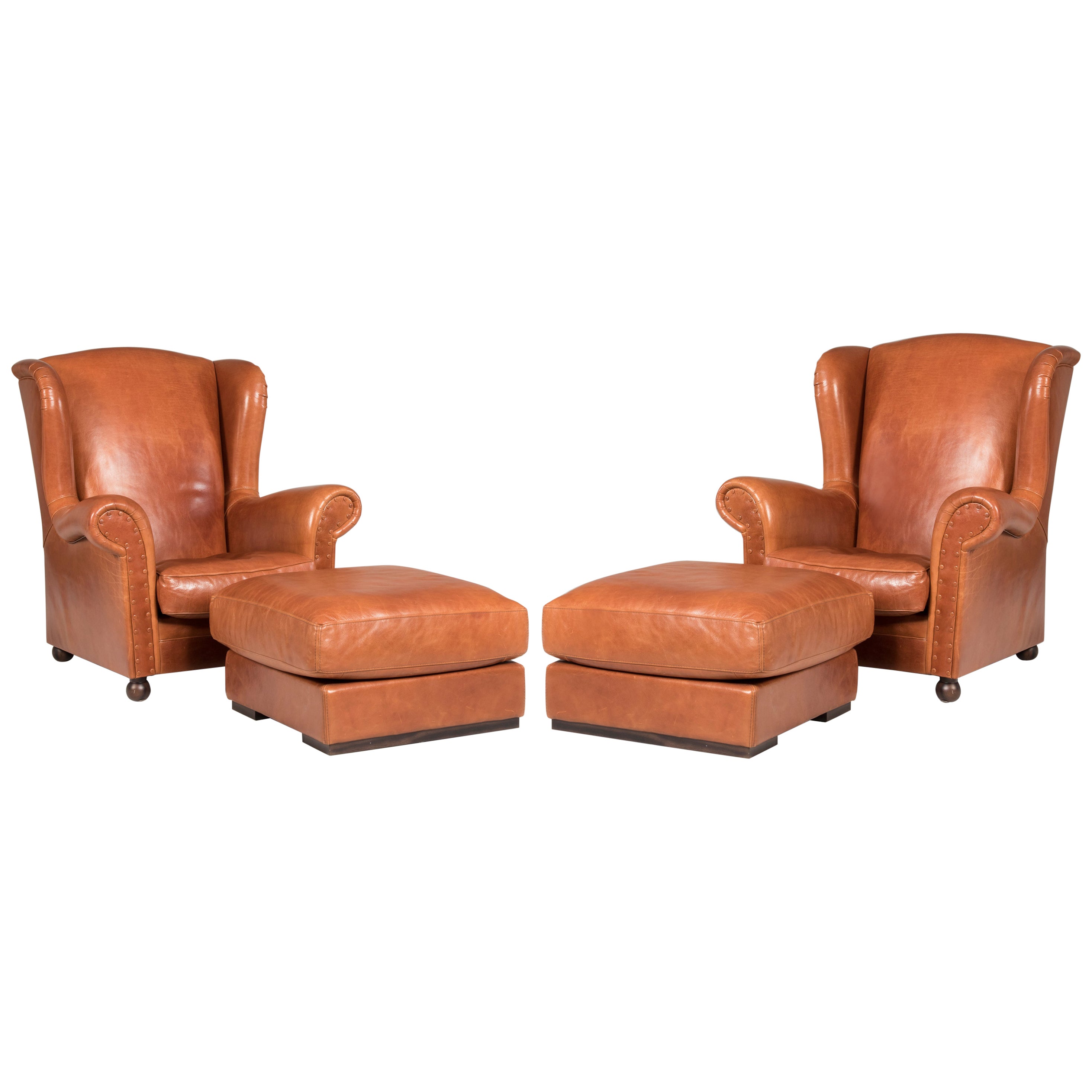 Baxter Diner Anilin Leather Armchair Gray at 1stDibs