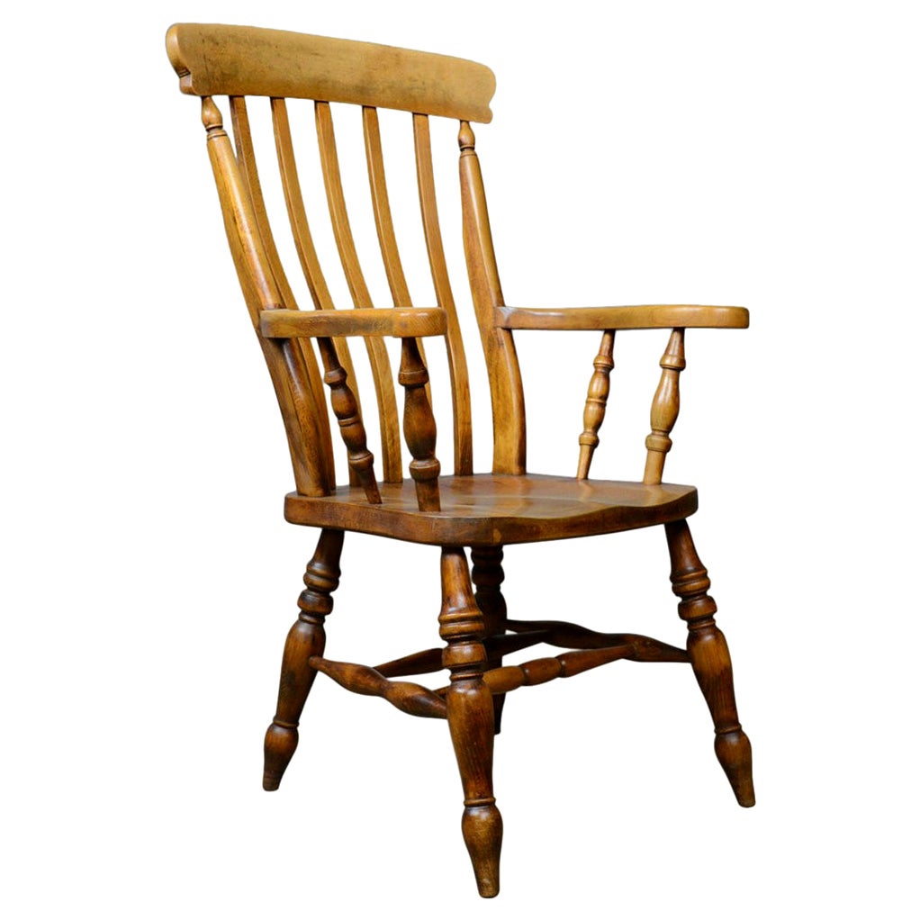 Antique Elbow Chair Edwardian Country Kitchen Windsor Armchair, circa ...