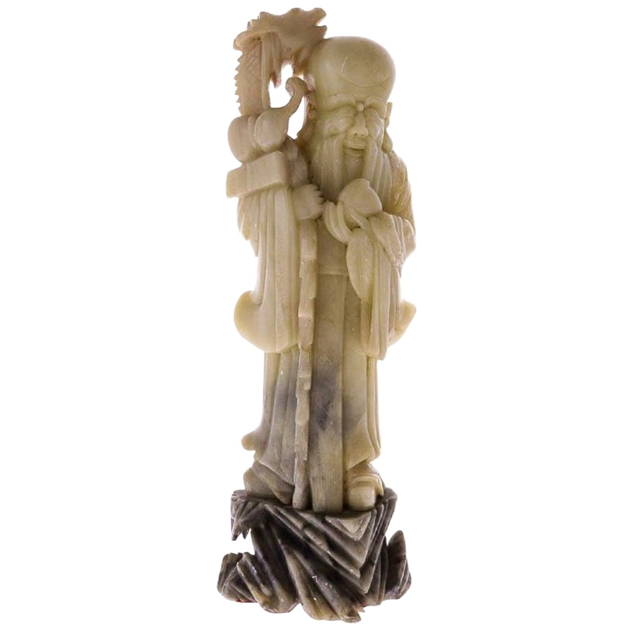 Chinese Carved Stone Monkey Totems at 1stDibs