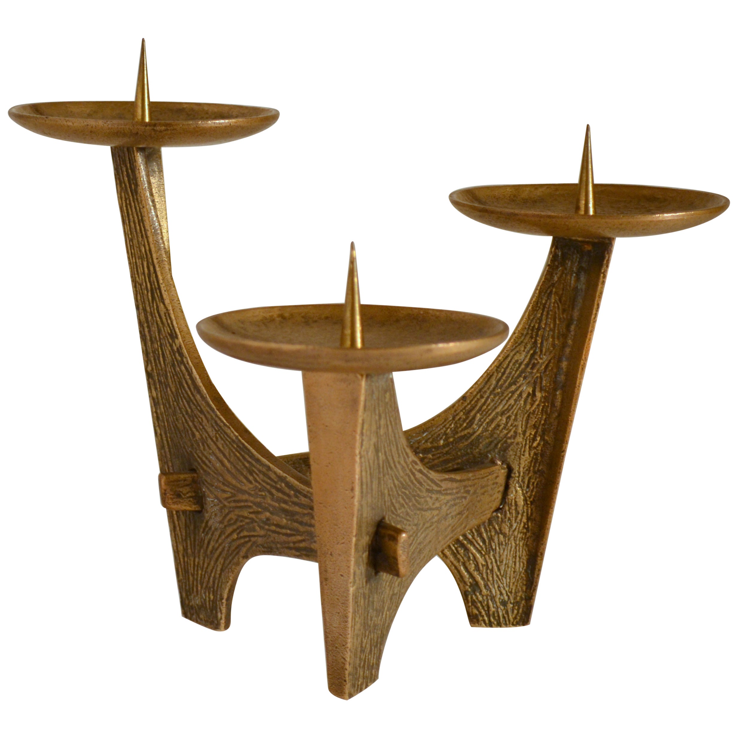 Vintage Nordic Iconic Wooden 7-Arm Candelabra by Jonas Grundell, 1980s ...