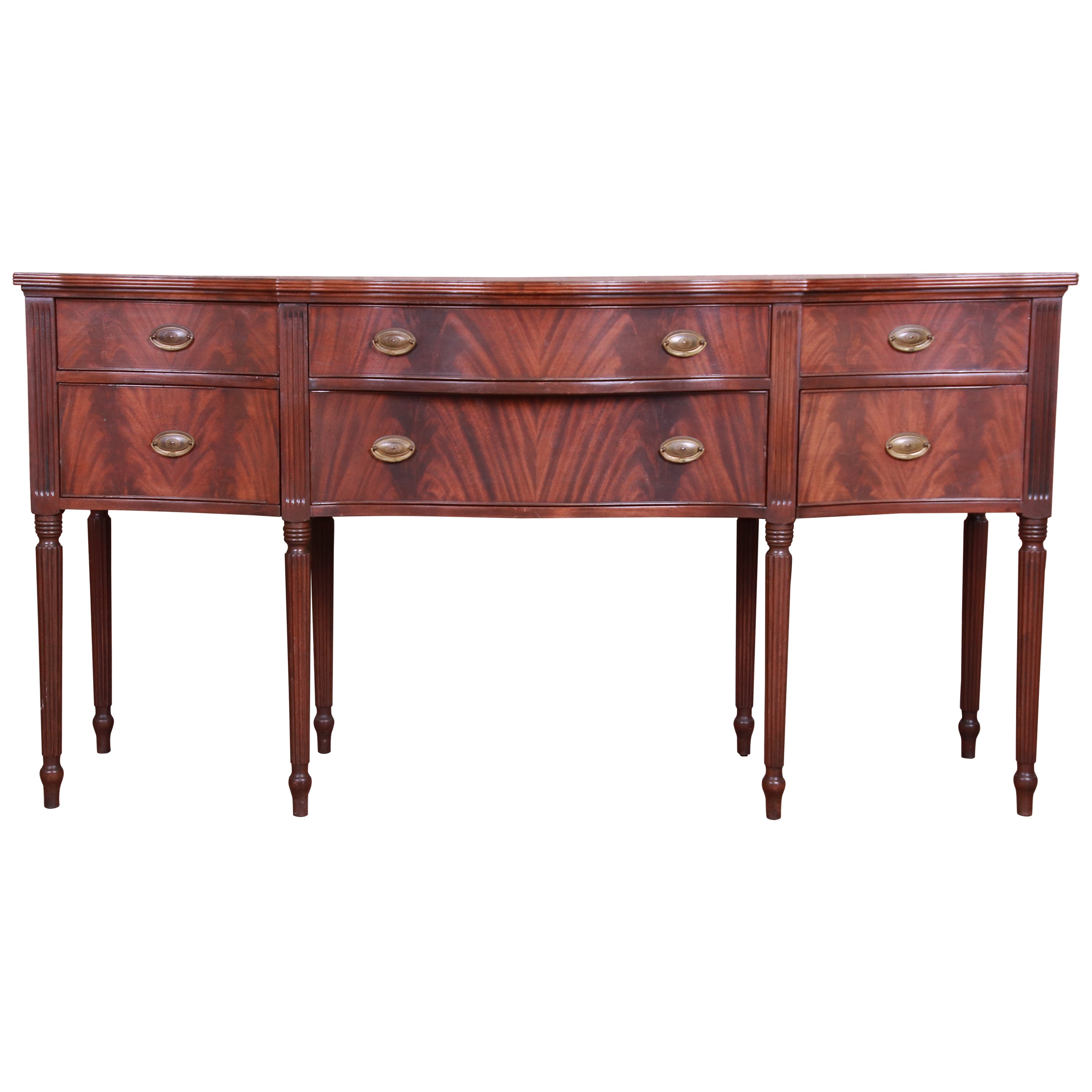 Bernhardt Flame Mahogany Sideboard Buffet at 1stDibs