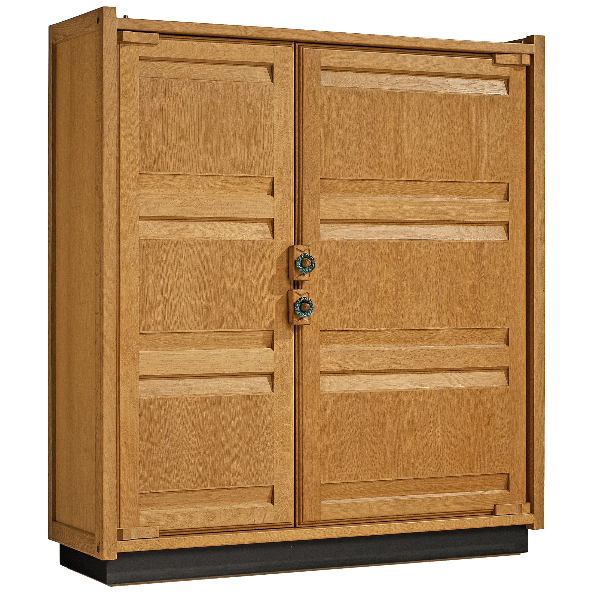Guillerme et Chambron Cabinet in Oak For Sale at 1stDibs