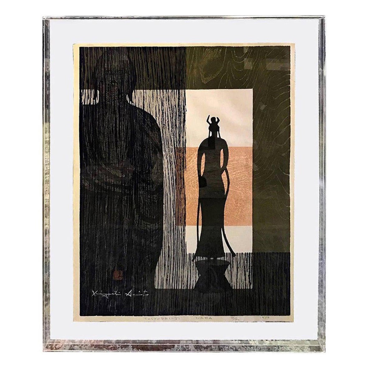 Collection of Three Japanese Woodblock Prints by Kiyoshi Saito at 1stDibs
