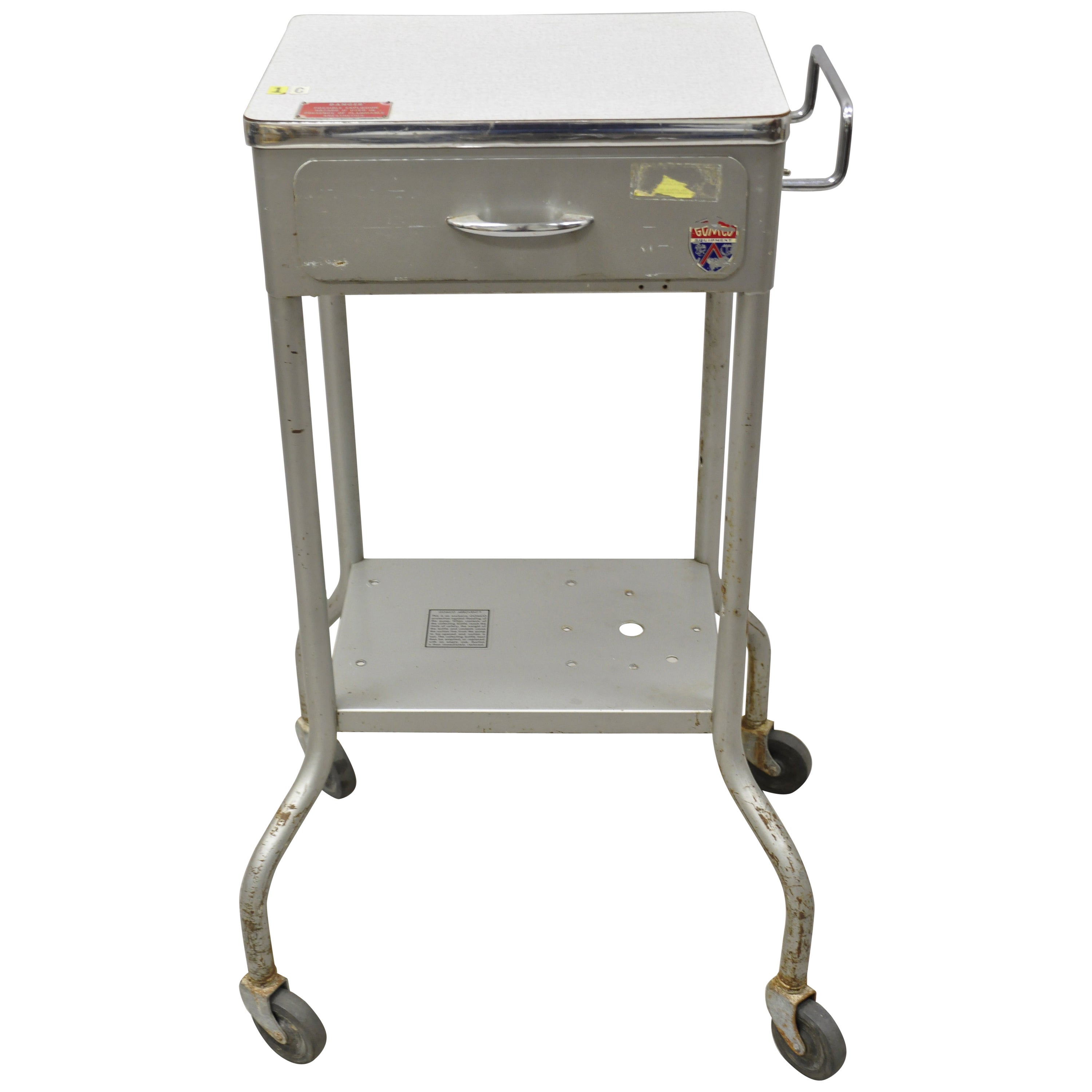 American Industrial Steel Metal Work Cart Stand Table Steampunk by ...