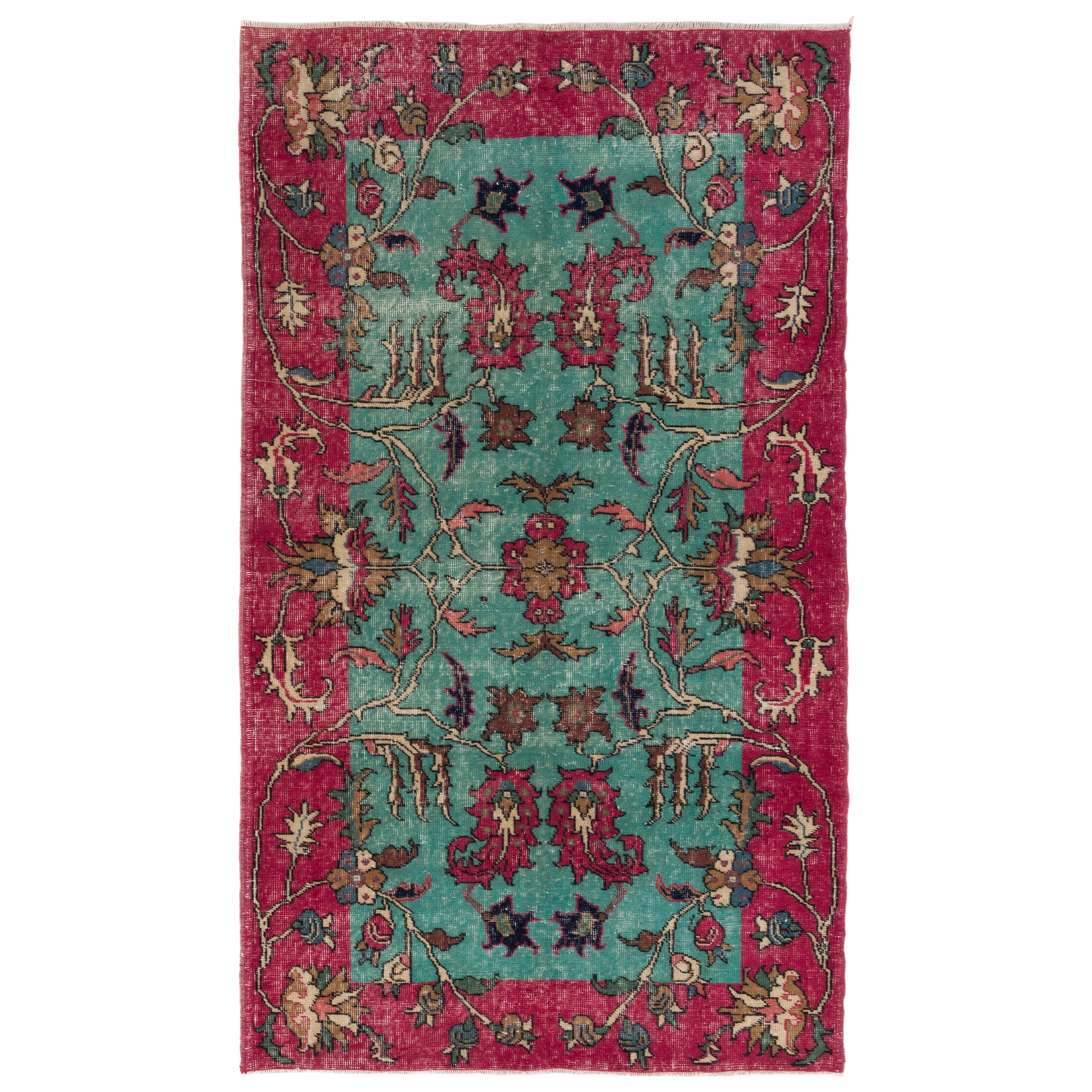 Grandiose Spanish Rug in Gold, Yellow, Green and Raffia Colors For Sale ...