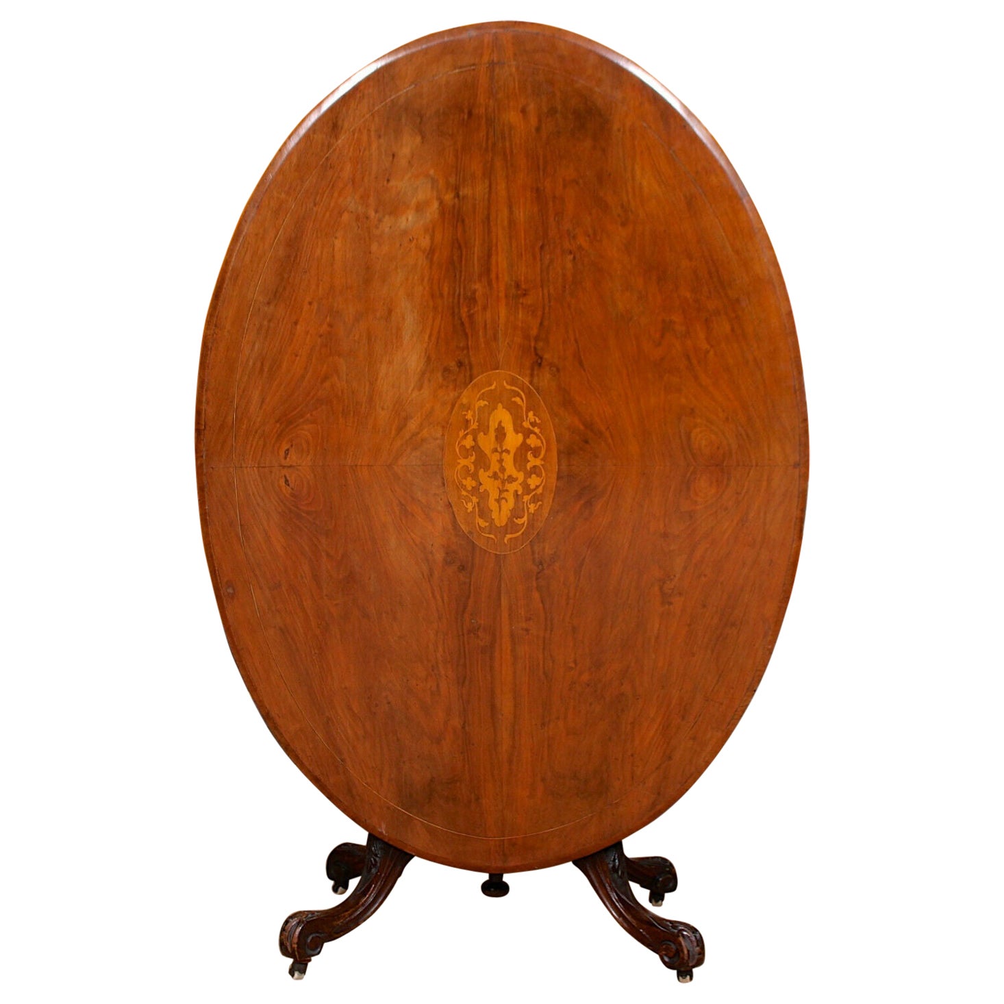 Russian Neoclassical 19th Century Rosewood Breakfast / Center / Dining ...