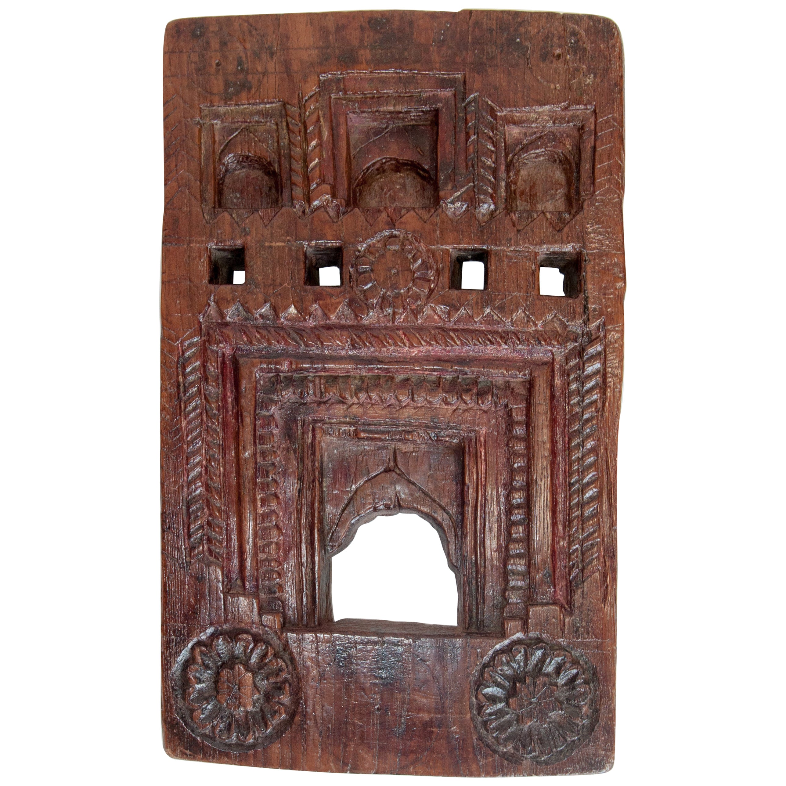 Vintage Carved Wooden Picture Frame, Mid-20th Century, India For Sale ...