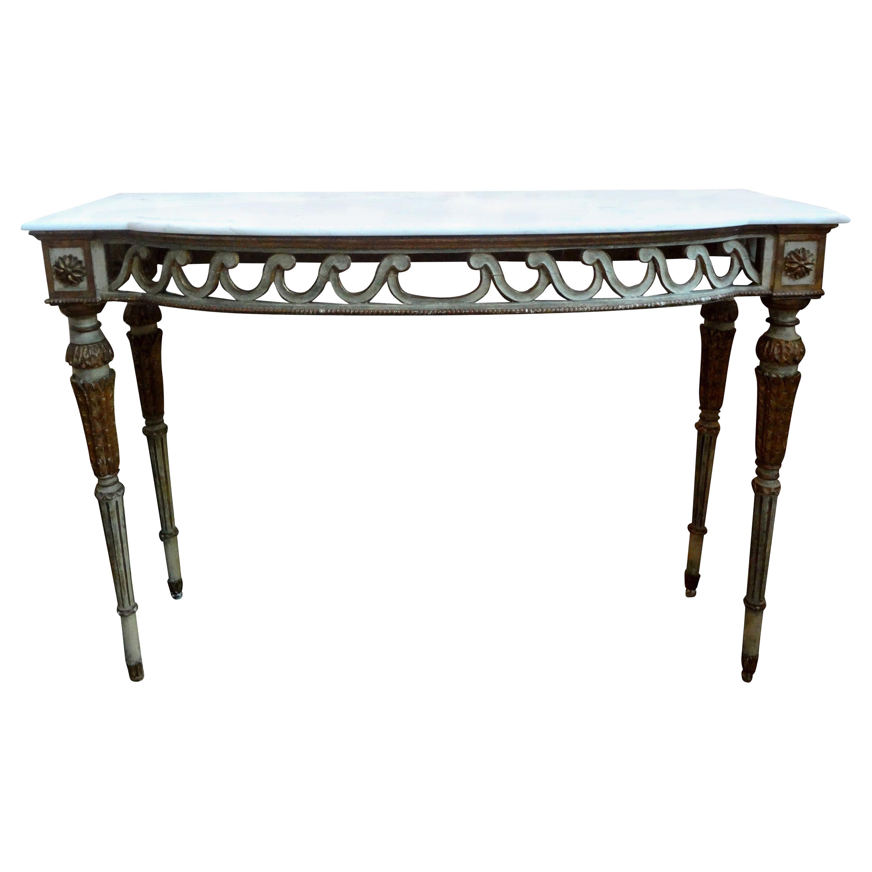 19th Century French Louis XVI Console For Sale at 1stDibs
