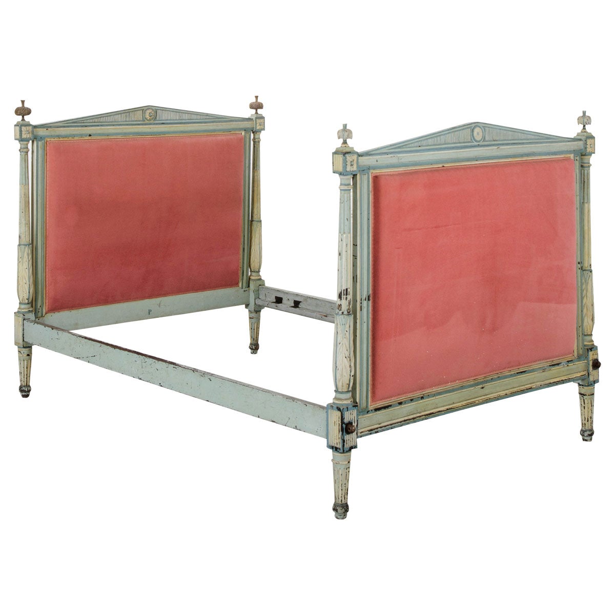 19th Century French Cane Bergère Bed Louis XVI at 1stDibs