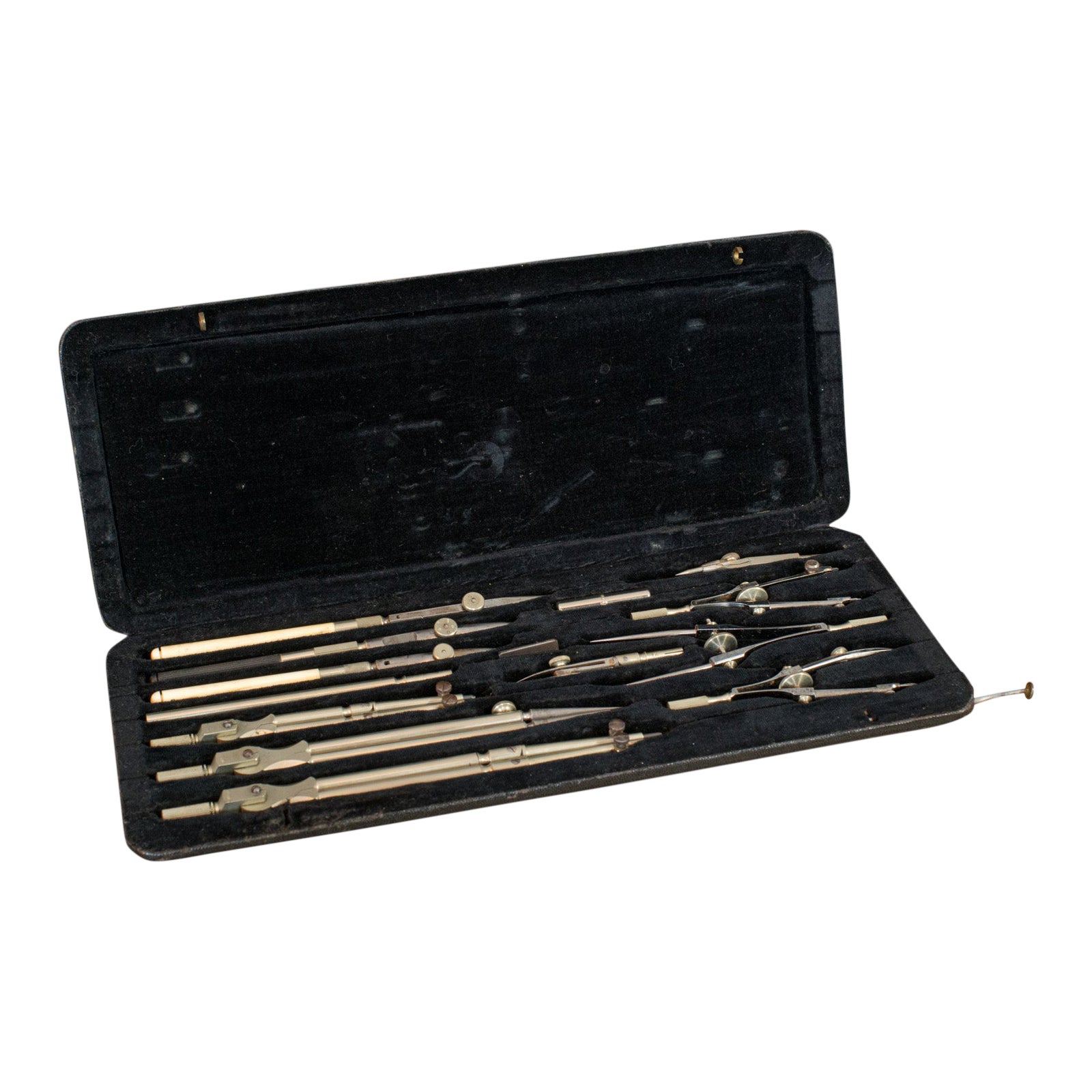 Antique Cartographer's Instrument Set, English, Surveyor's Tool Case ...