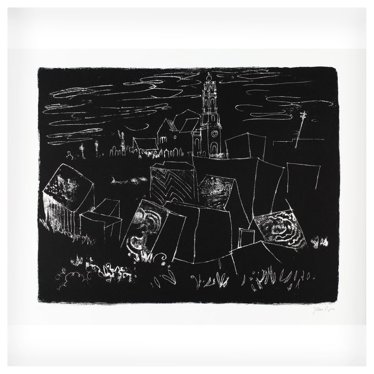 John Piper Easton Portland Dorset St George Reforne lithograph 2/70 ...