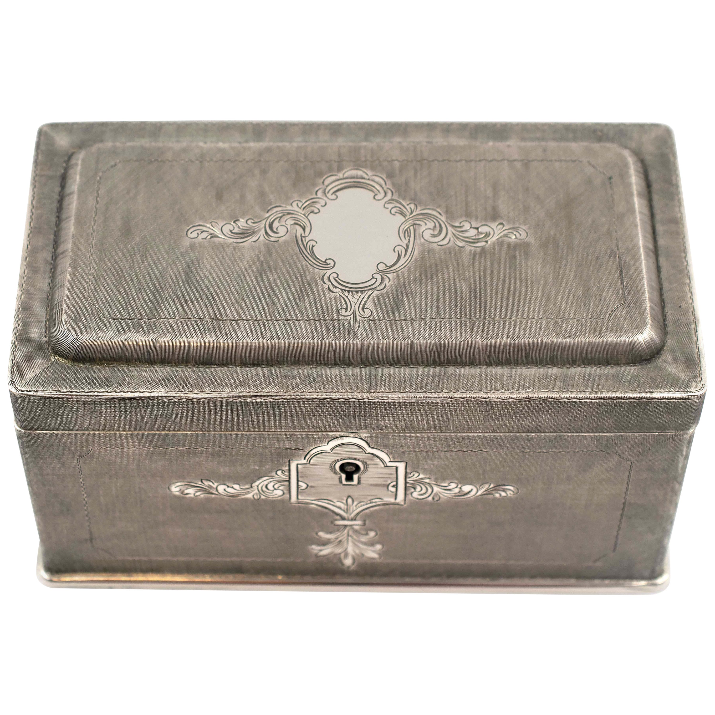 Vintage Silver Box, Early 20th Century For Sale at 1stDibs