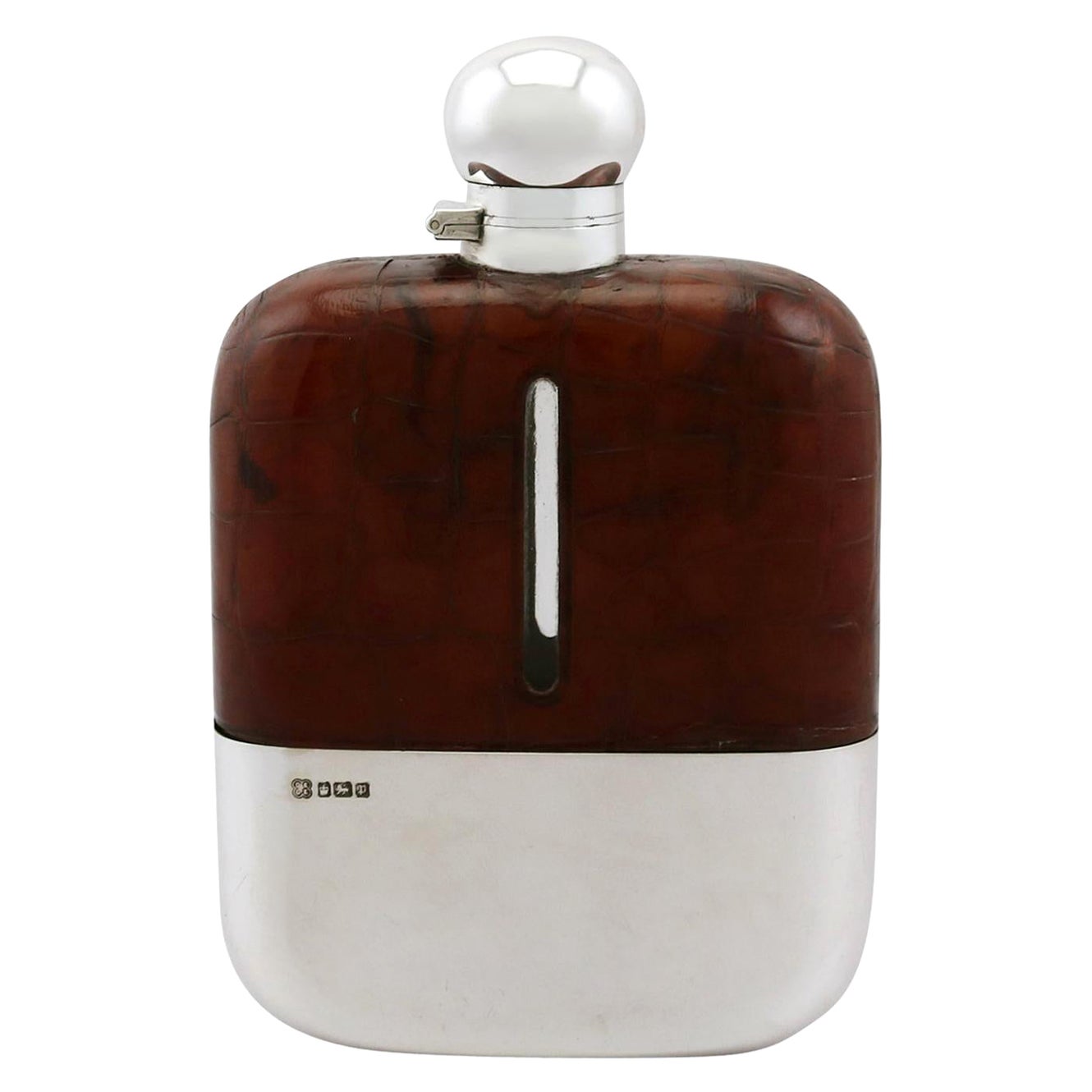 A Superb Quality Hip Flask Dated Sheffield 1920 at 1stDibs