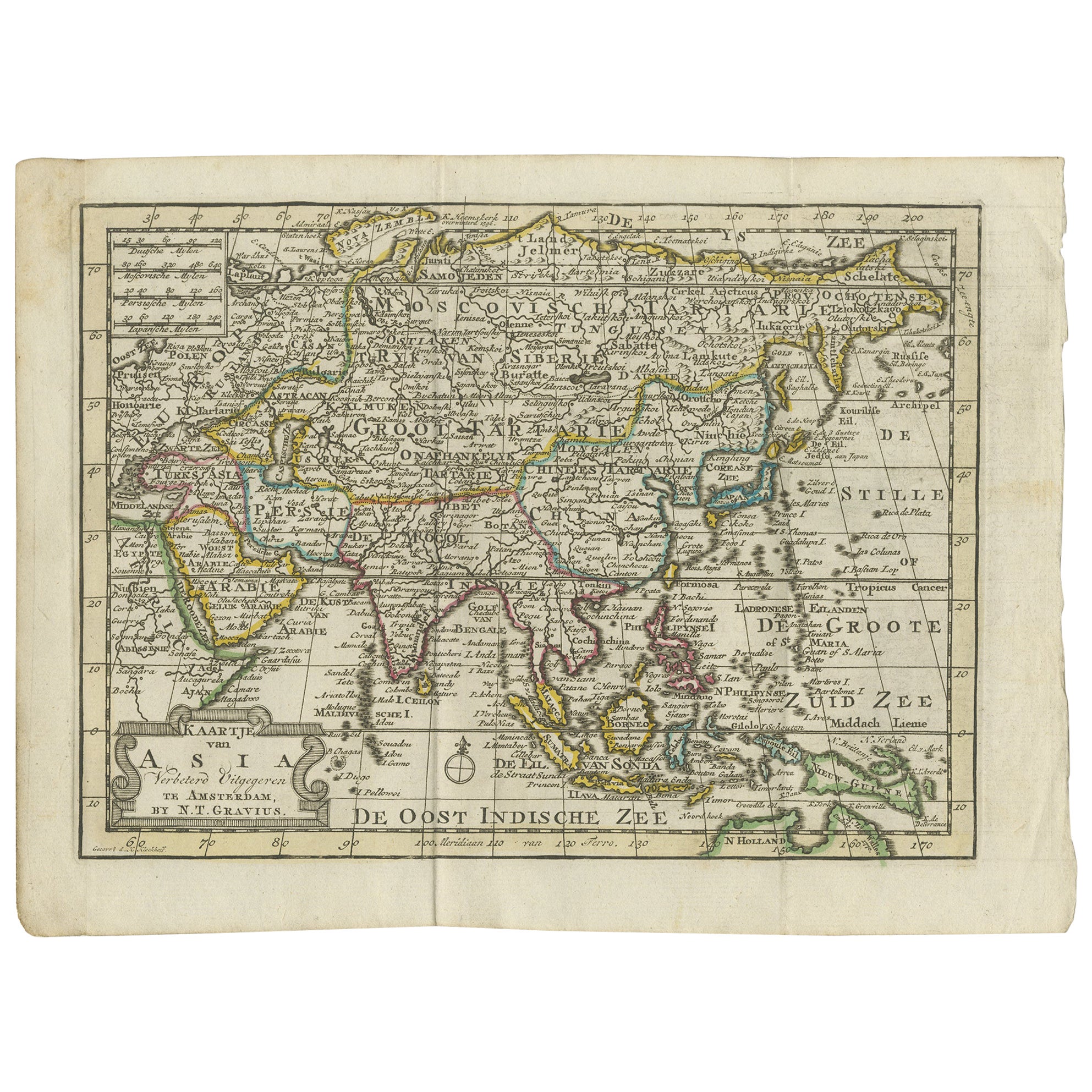 Antique Map of Europe by Keizer and de Lat, 1788 For Sale at 1stDibs