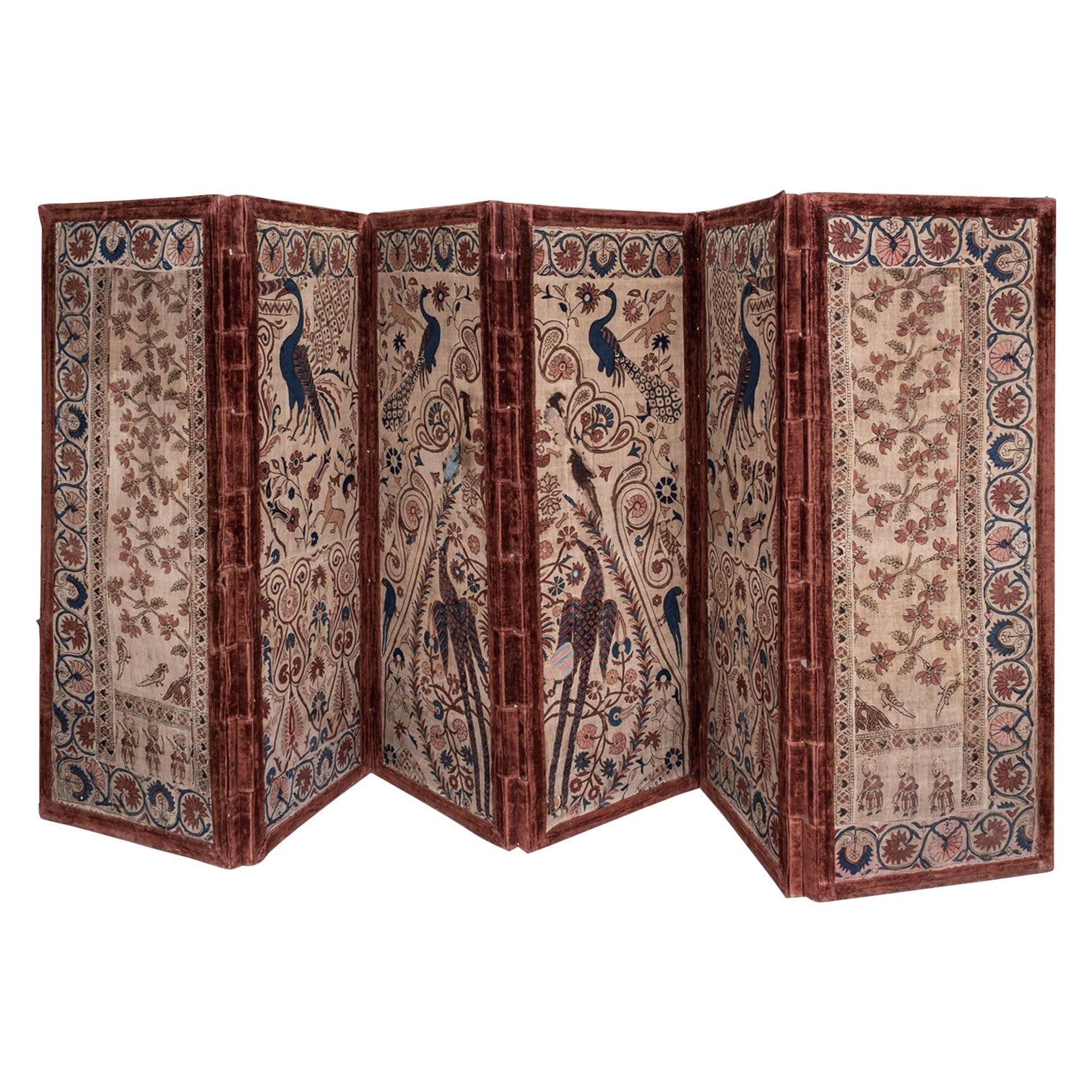 Screen with Sheer Linen Panels by Thad Hayes at 1stDibs