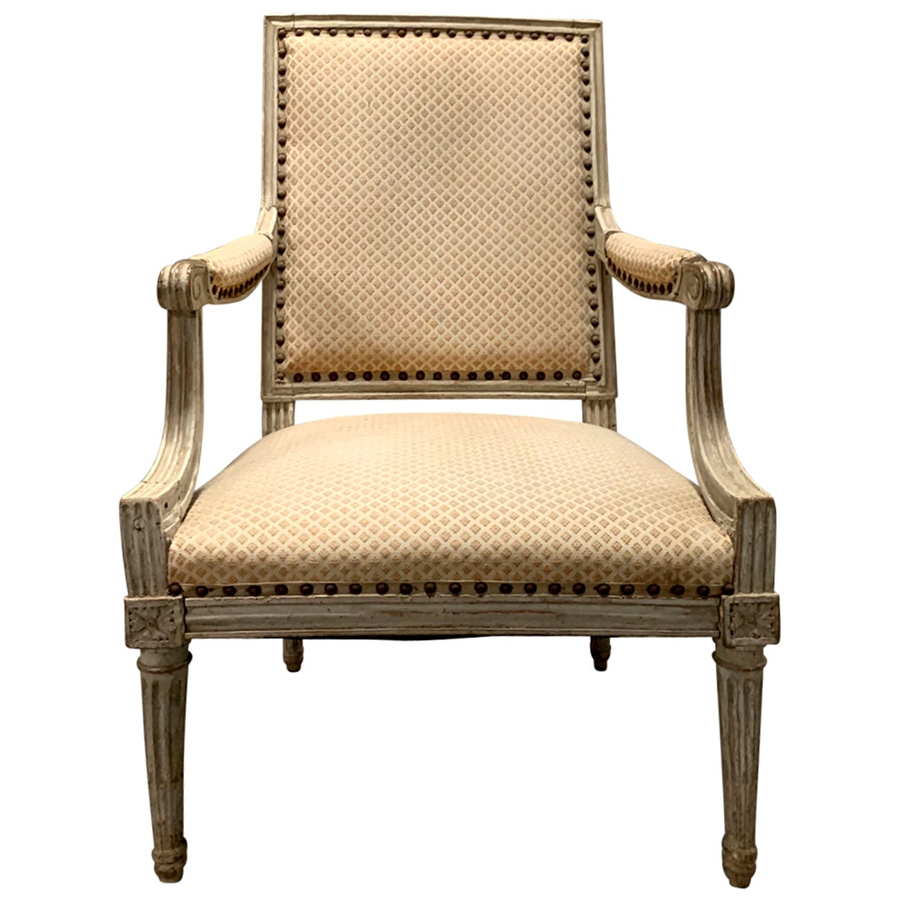 18th Century French Pair of Louis XVI Chairs at 1stDibs