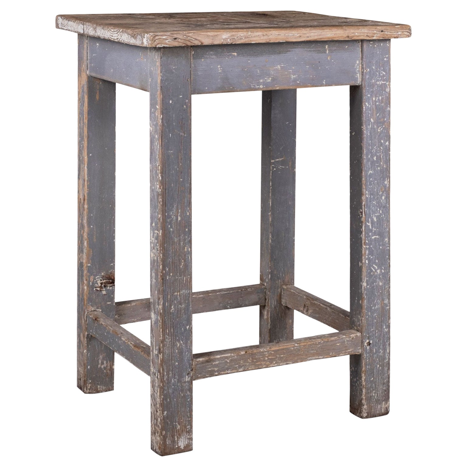 Industrial Sculpture Stand For Sale at 1stDibs