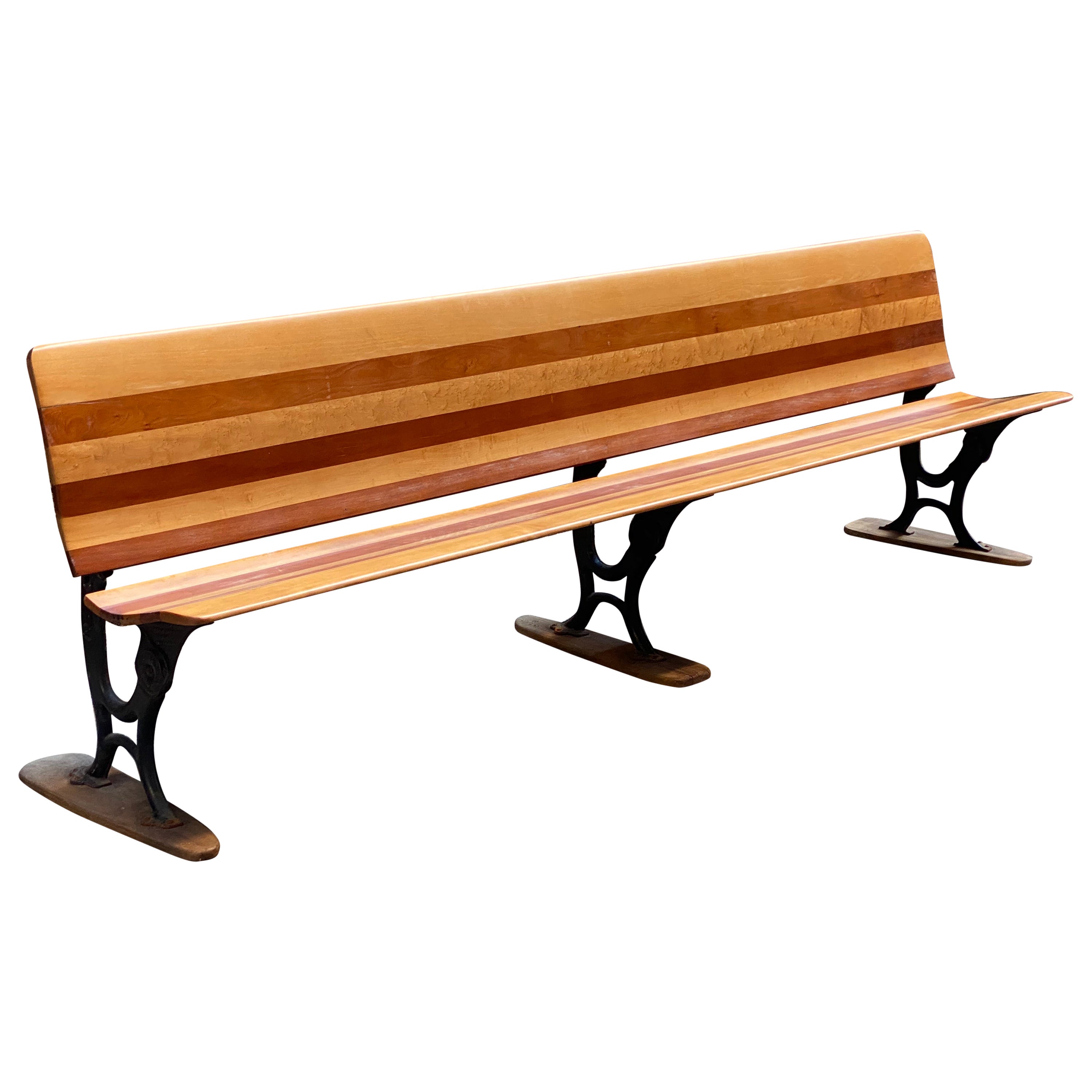 1870s Railroad Station Reversible Flip Back Train Depot Wood and Cast ...