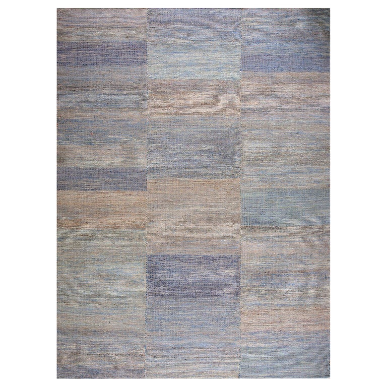 Handwoven Shaker Flat Weave Rug 9' 0" X 11' 9" For Sale at 1stDibs