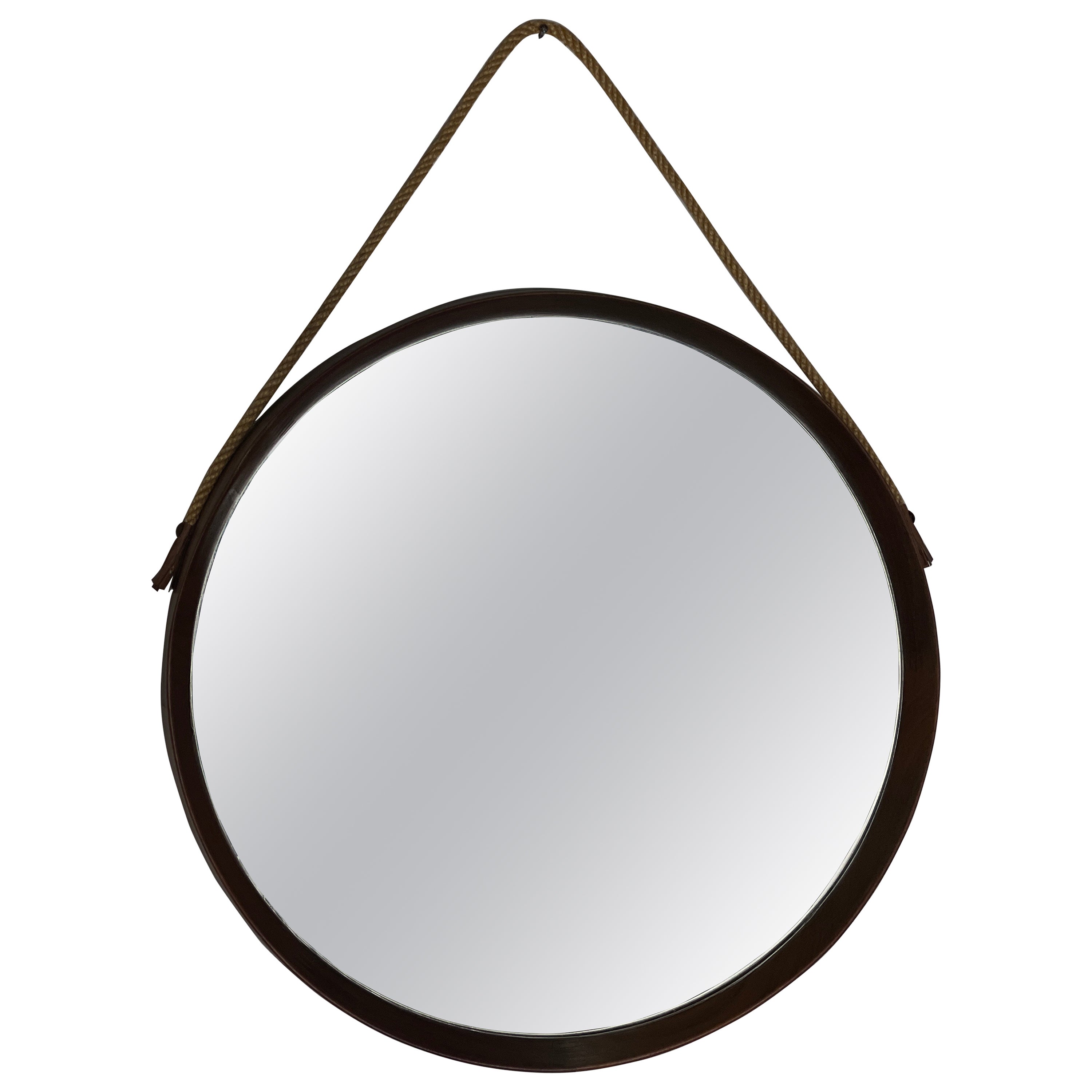 Waterline Round Mirror 60" For Sale at 1stDibs