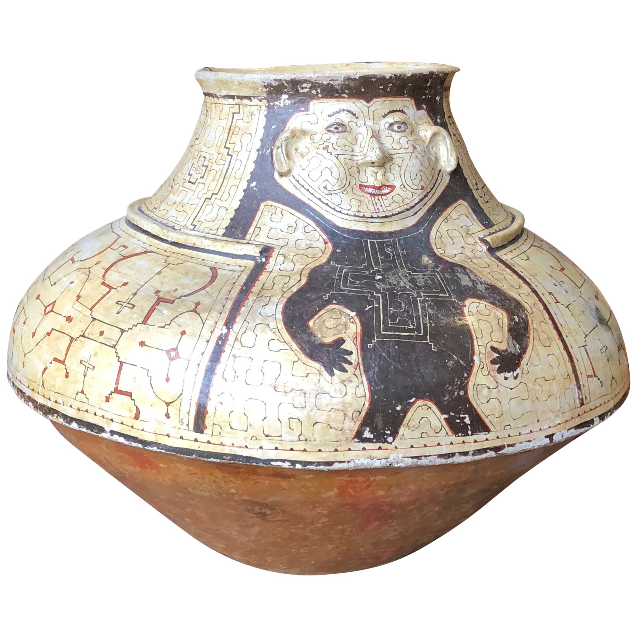 Native American Indian Large Shipibo-Conibo Amazon Tribe Peru Pottery ...