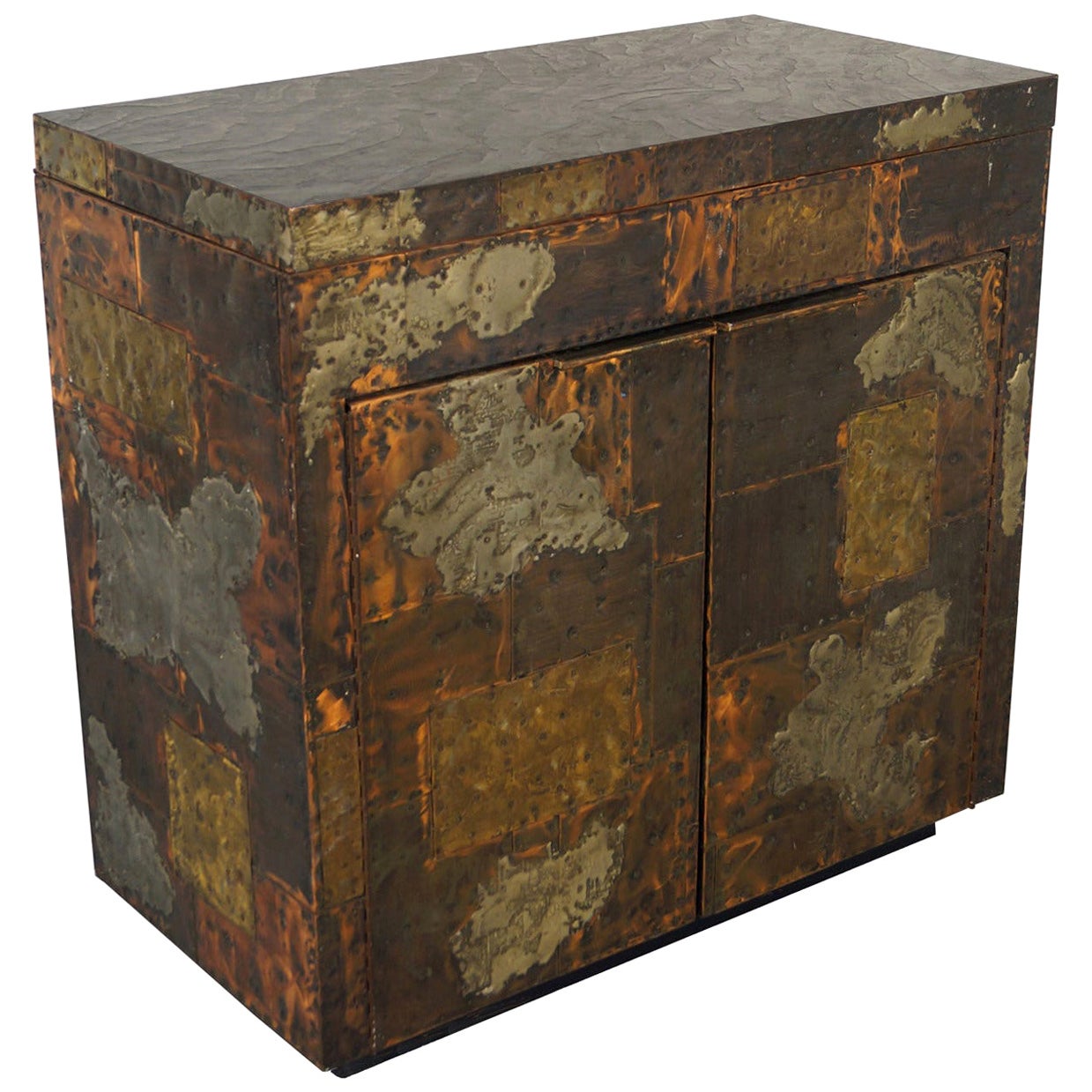 Pair of Paul Evans Cityscape Wall-Mounted Cabinets at 1stDibs