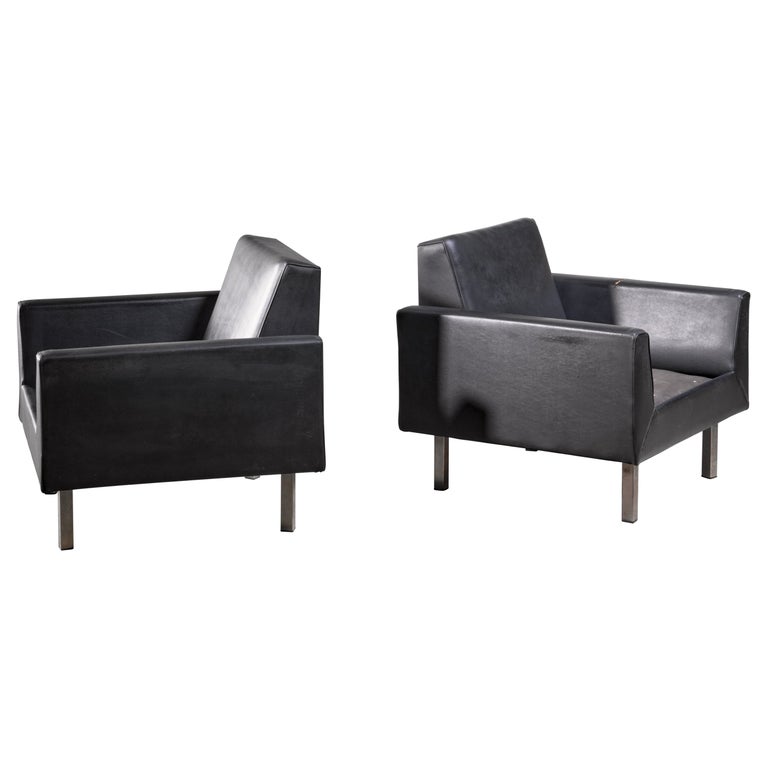 Pair of Club Chairs by Theo Ruth for Artifort, 1950s For Sale at 1stDibs