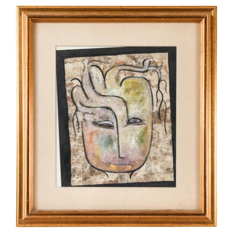 William P. Katz, "The Lady of the Forest" Mixed Media on Paper, 1991 ...