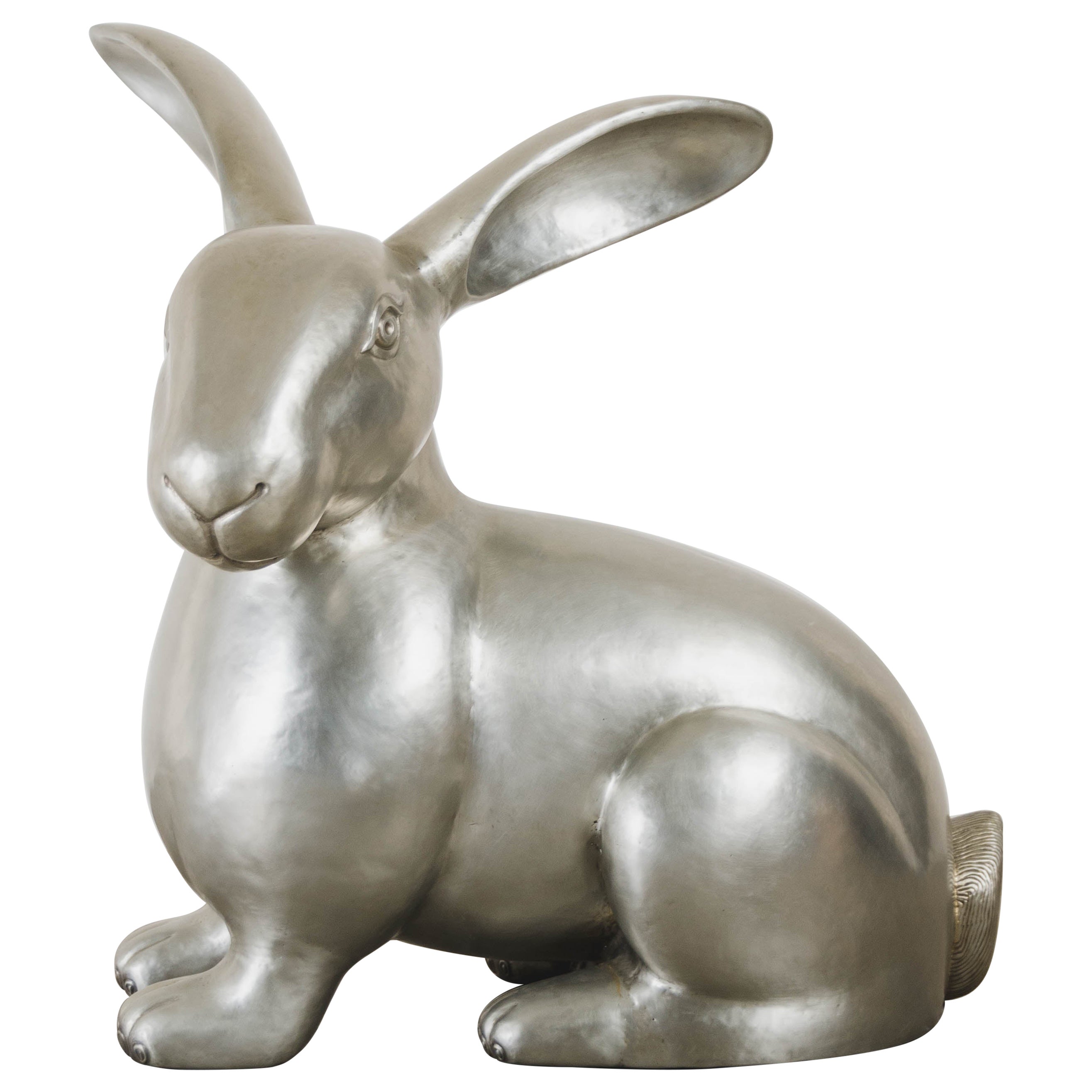 Bronze Rabbit Sculpture For Sale at 1stDibs