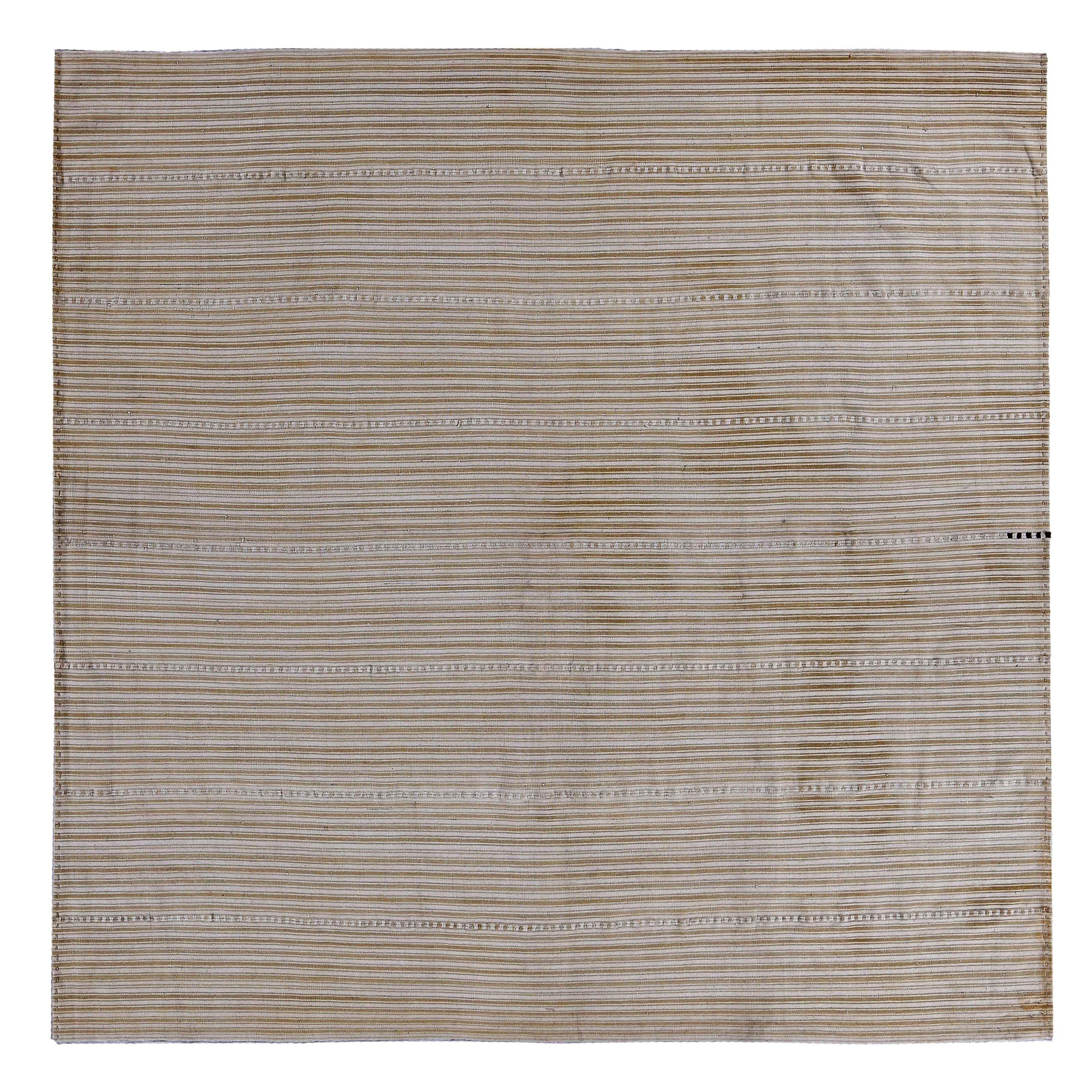 Antique Persian Square Rug Jajim Design For Sale at 1stDibs