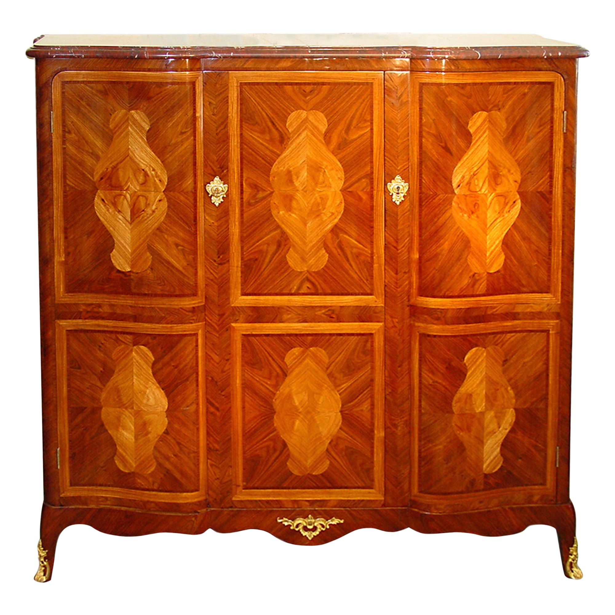 Exceptional 19th Century French Marquetry Cabinet at 1stDibs