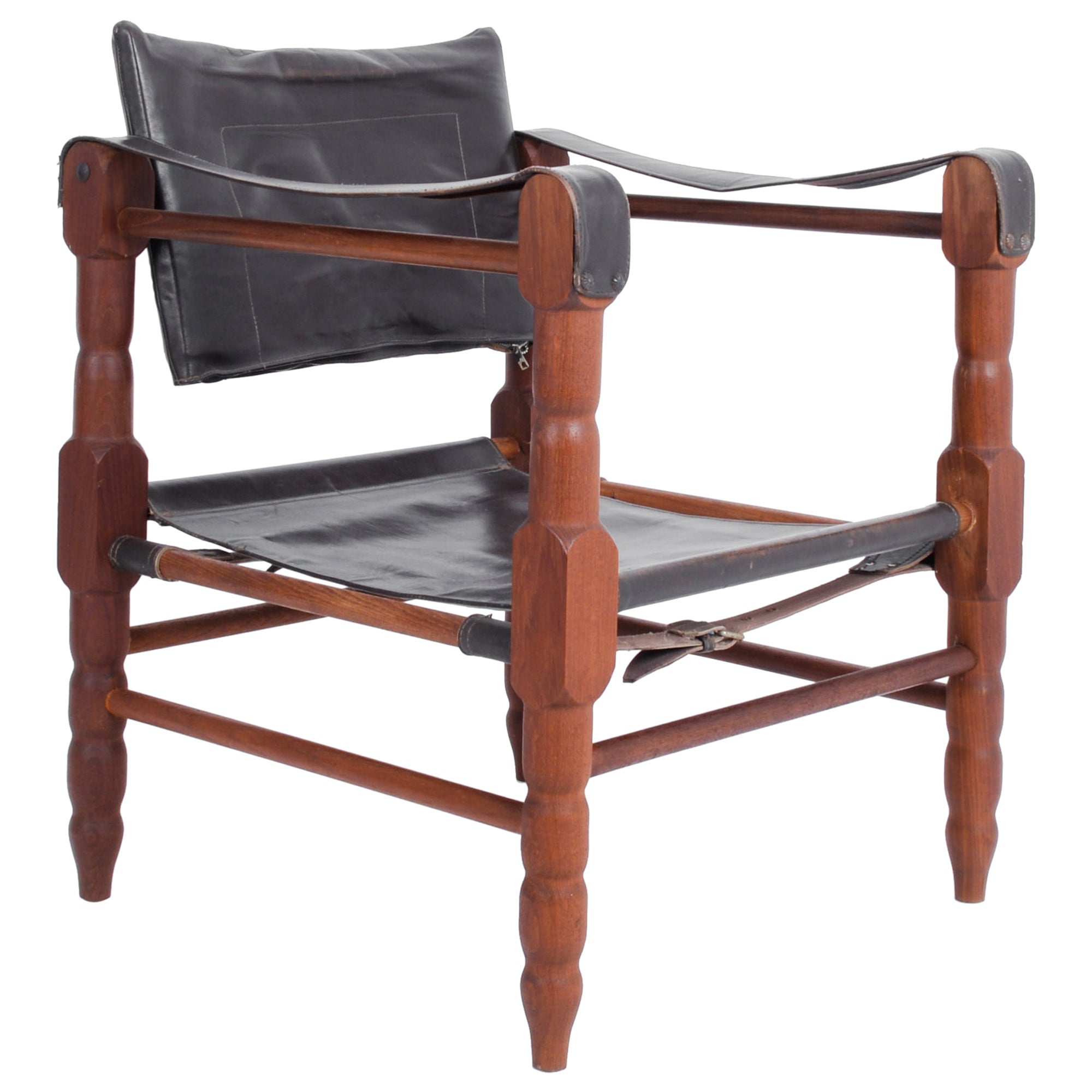 M. Hayat and Brothers Pakistani Safari Chair For Sale at 1stDibs