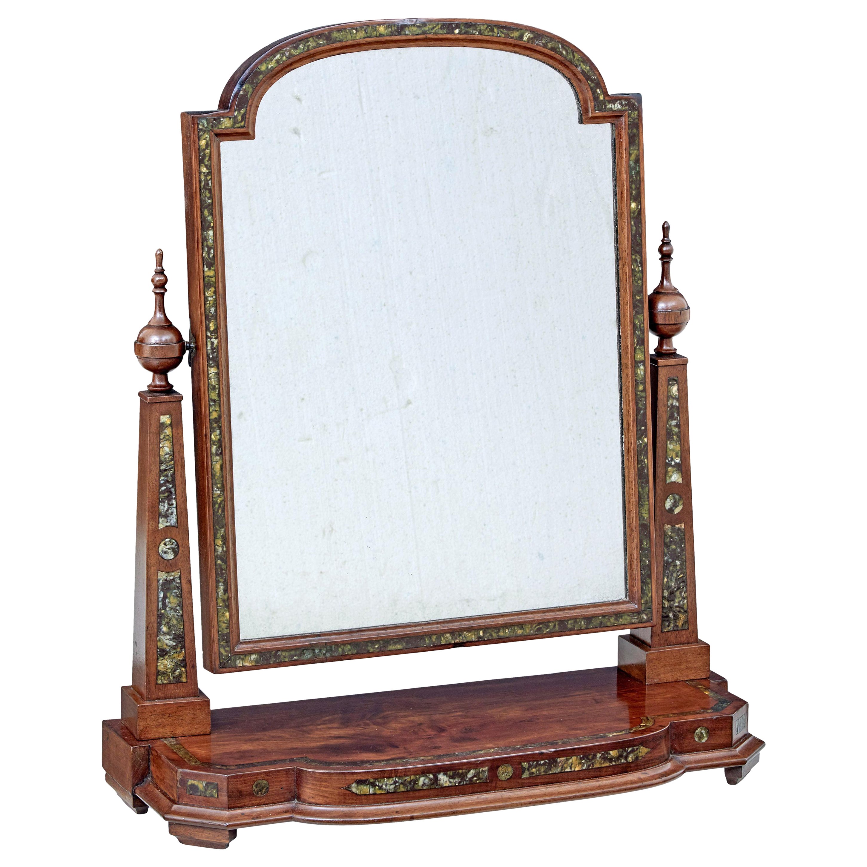 Regency Mahogany Dressing Mirror, 19th Century For Sale at 1stDibs