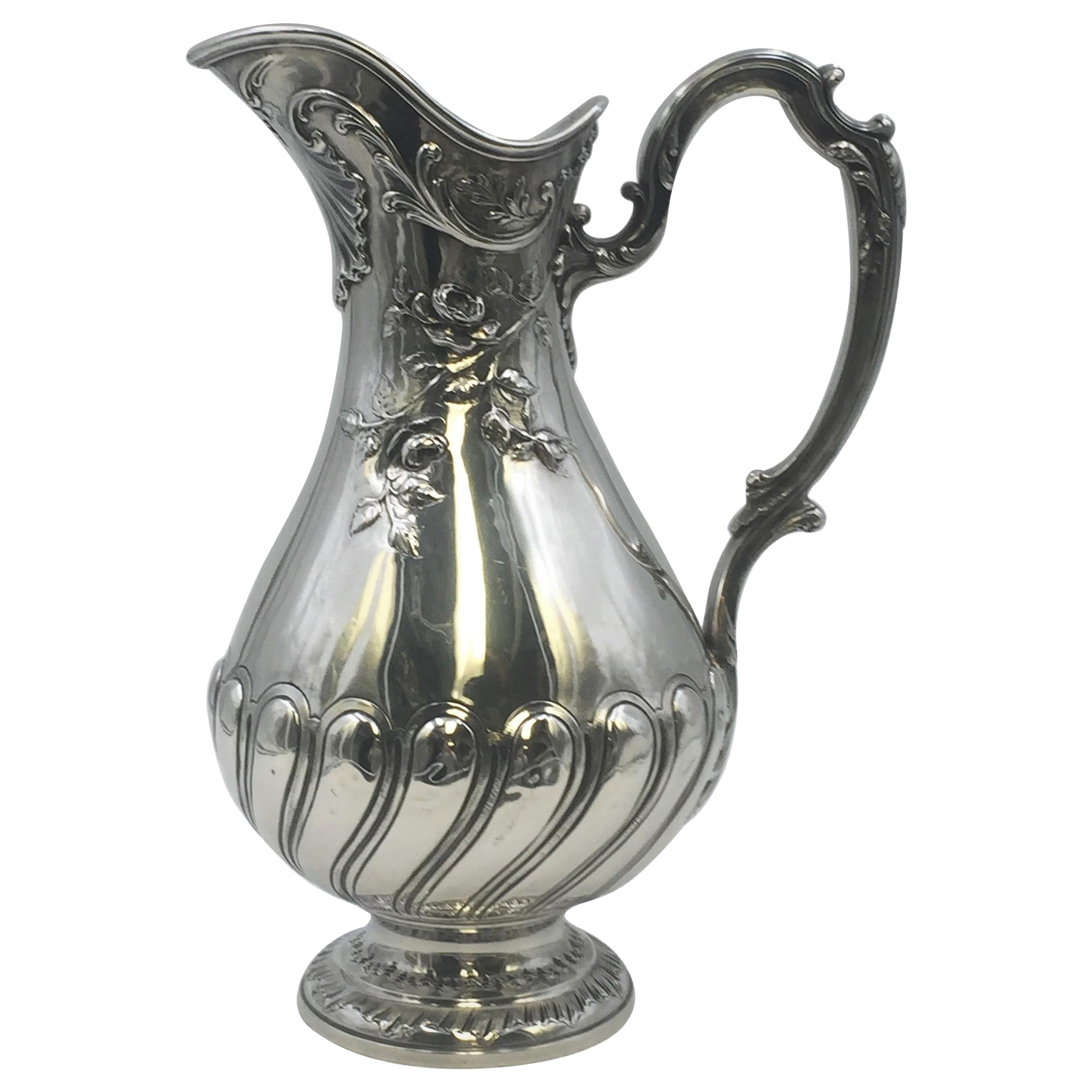 French Porcelain Water Pitcher and Basin at 1stDibs