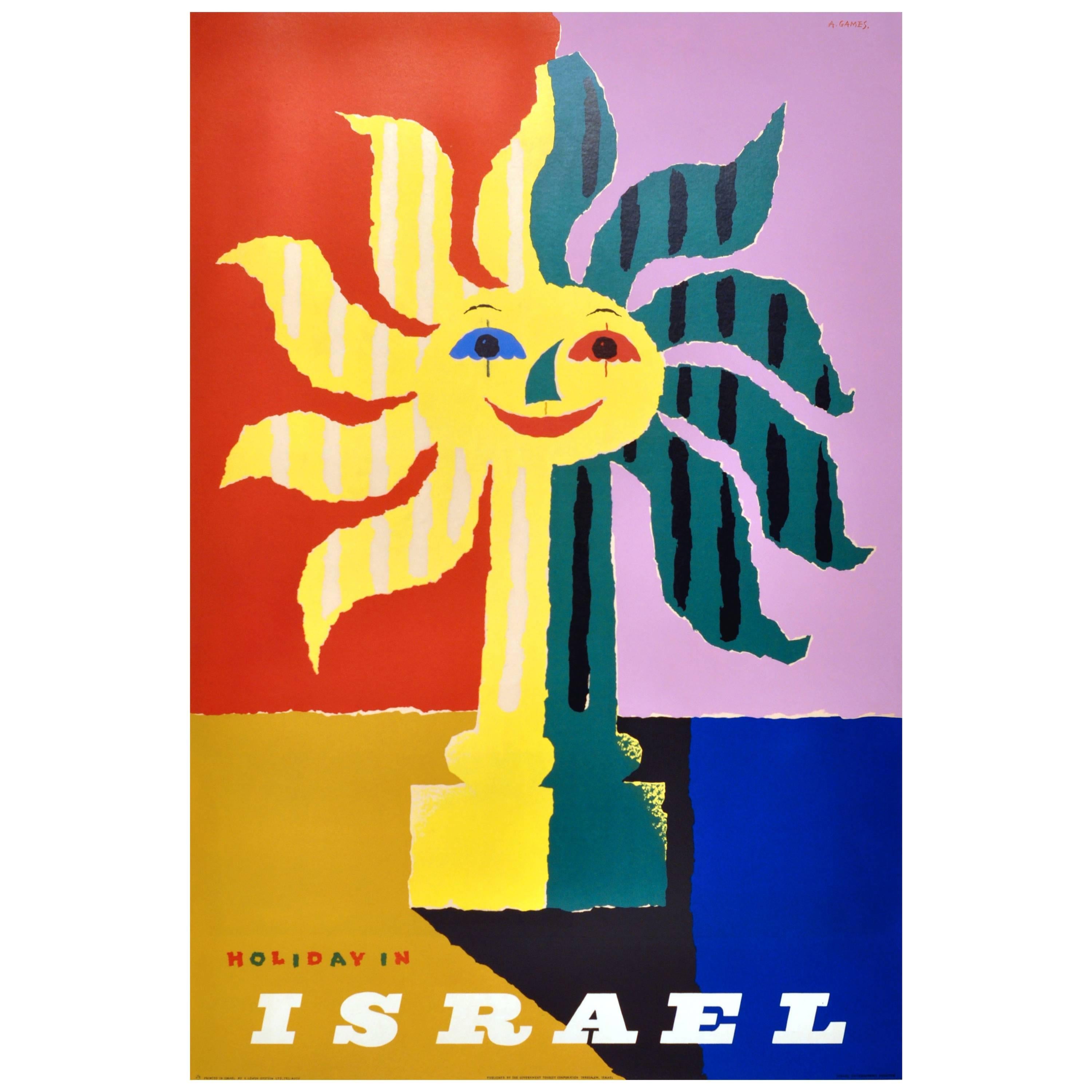 Original Vintage Travel Poster by Abram Games Advertising Holidays in ...