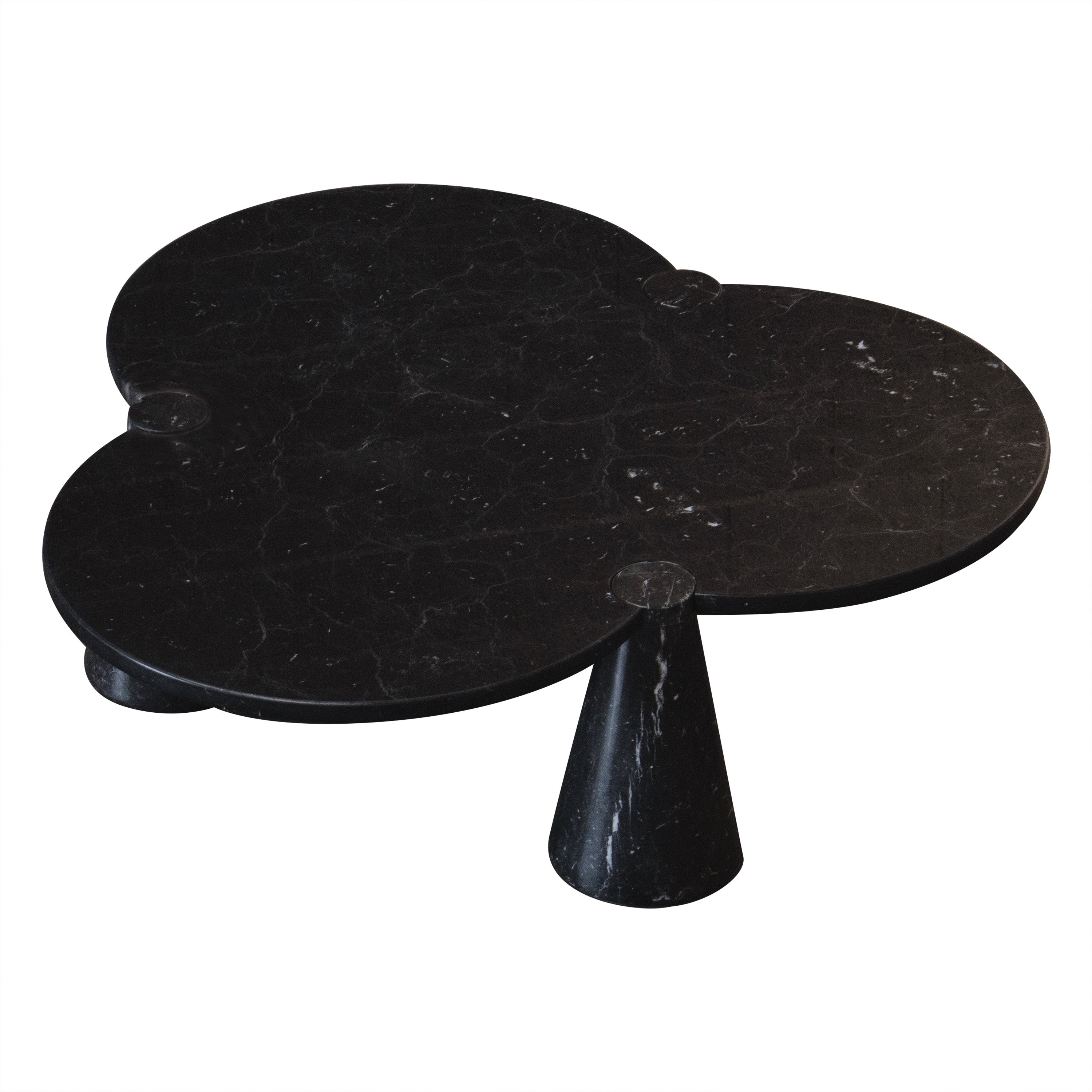 Travertine Italian Coffee Table Style of Angelo Mangiarotti, 1970s at ...