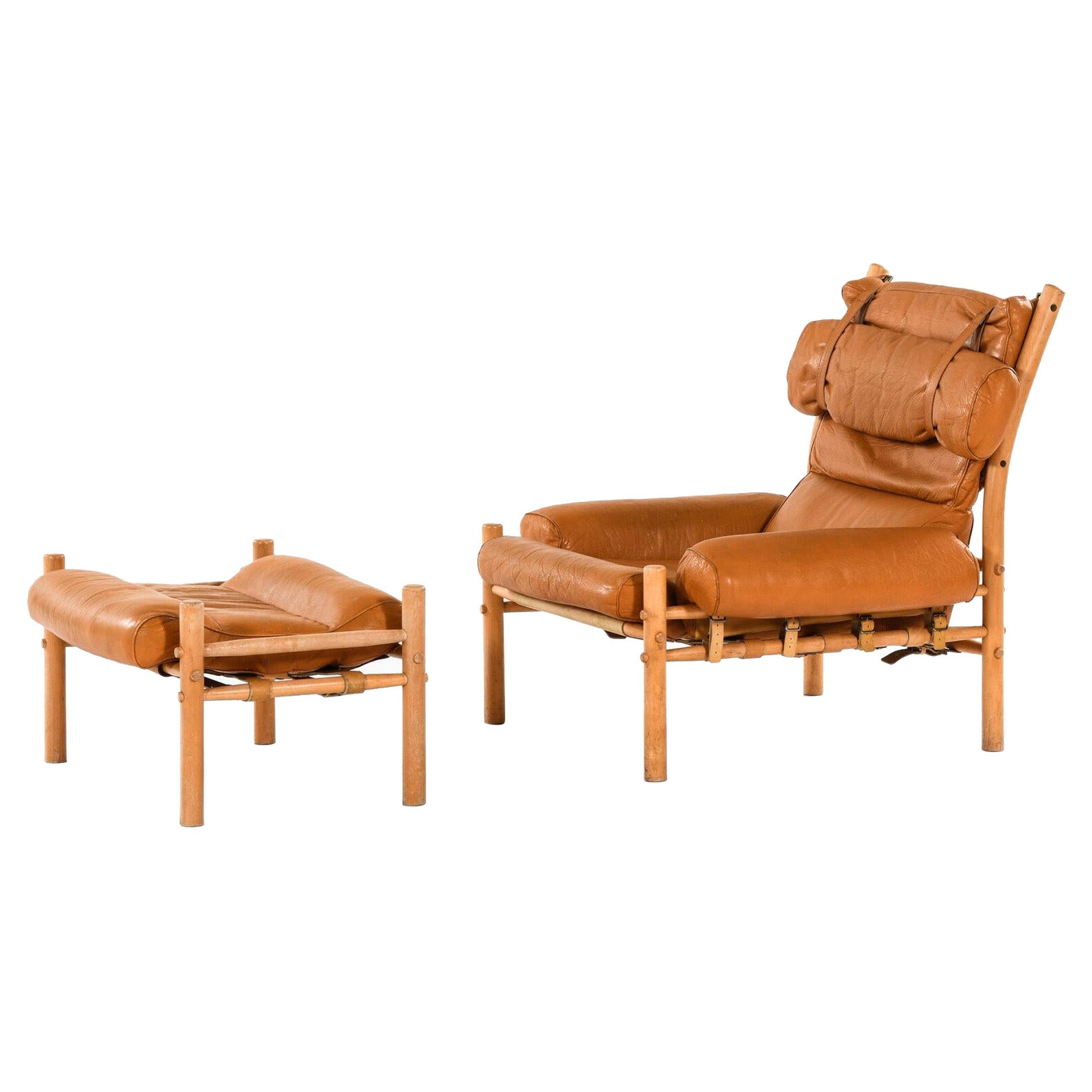 Easy Chair Model Inca by Arne Norell, 1960s at 1stDibs