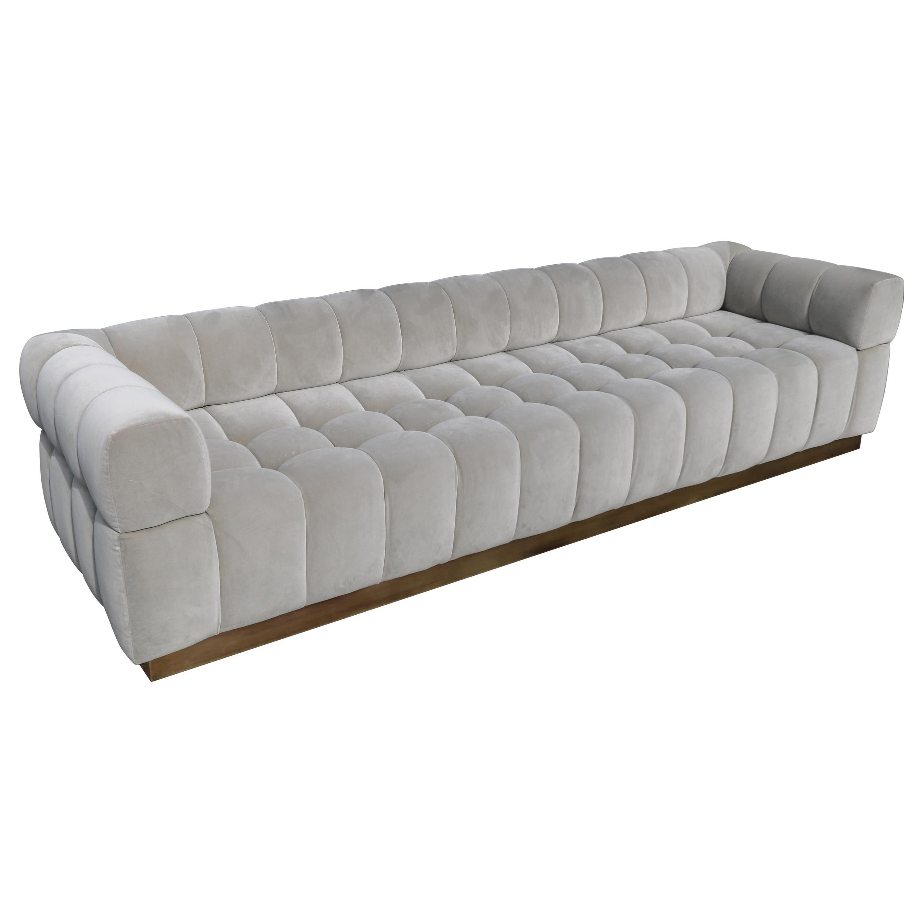 Ludlow Custom Tufted Sofa For Sale at 1stDibs