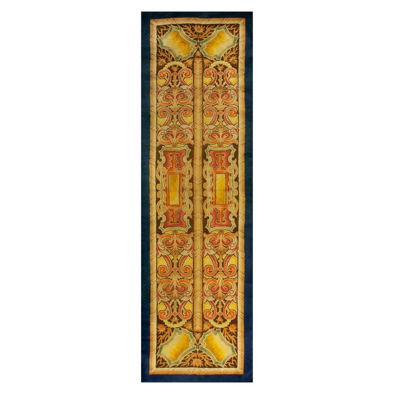 Early 20th Century English Axminster Carpet ( 4'9" x 16'2 - 145 x 493 ...